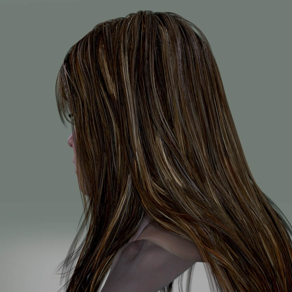 3D Model Sarah Connor Linda Hamilton by vefilanna
