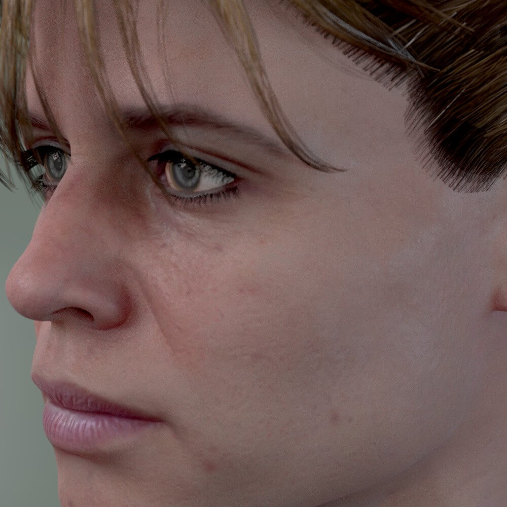 3D Model Sarah Connor Linda Hamilton by vefilanna
