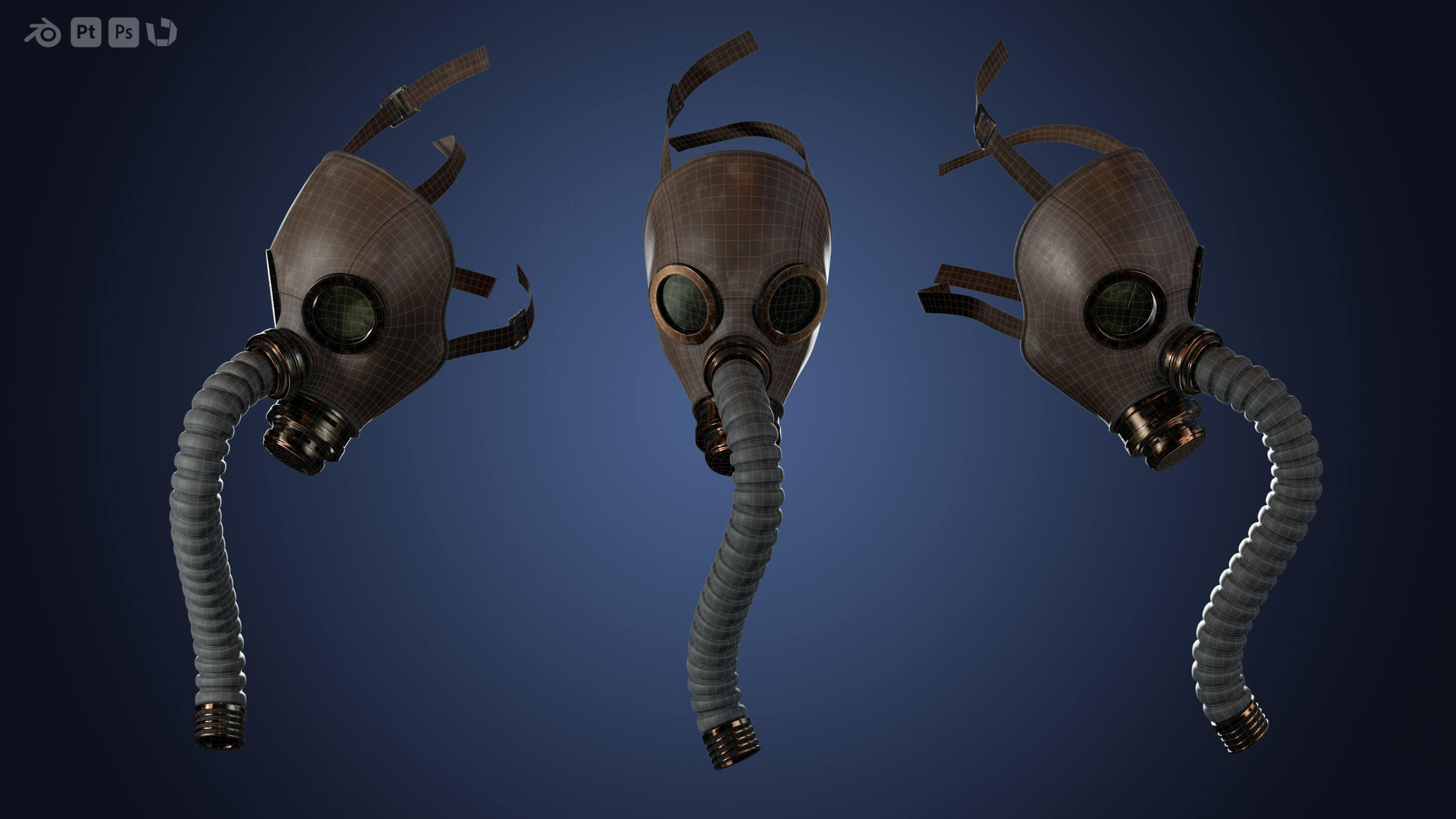 Old Gas Mask - 3D Model by VenustaStudio