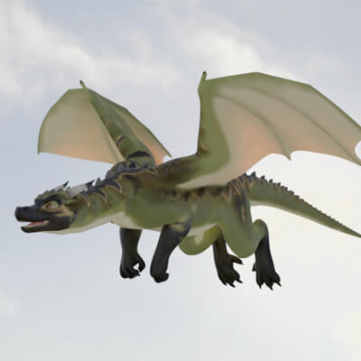The Dragon - Free 3D Model by Verbeger
