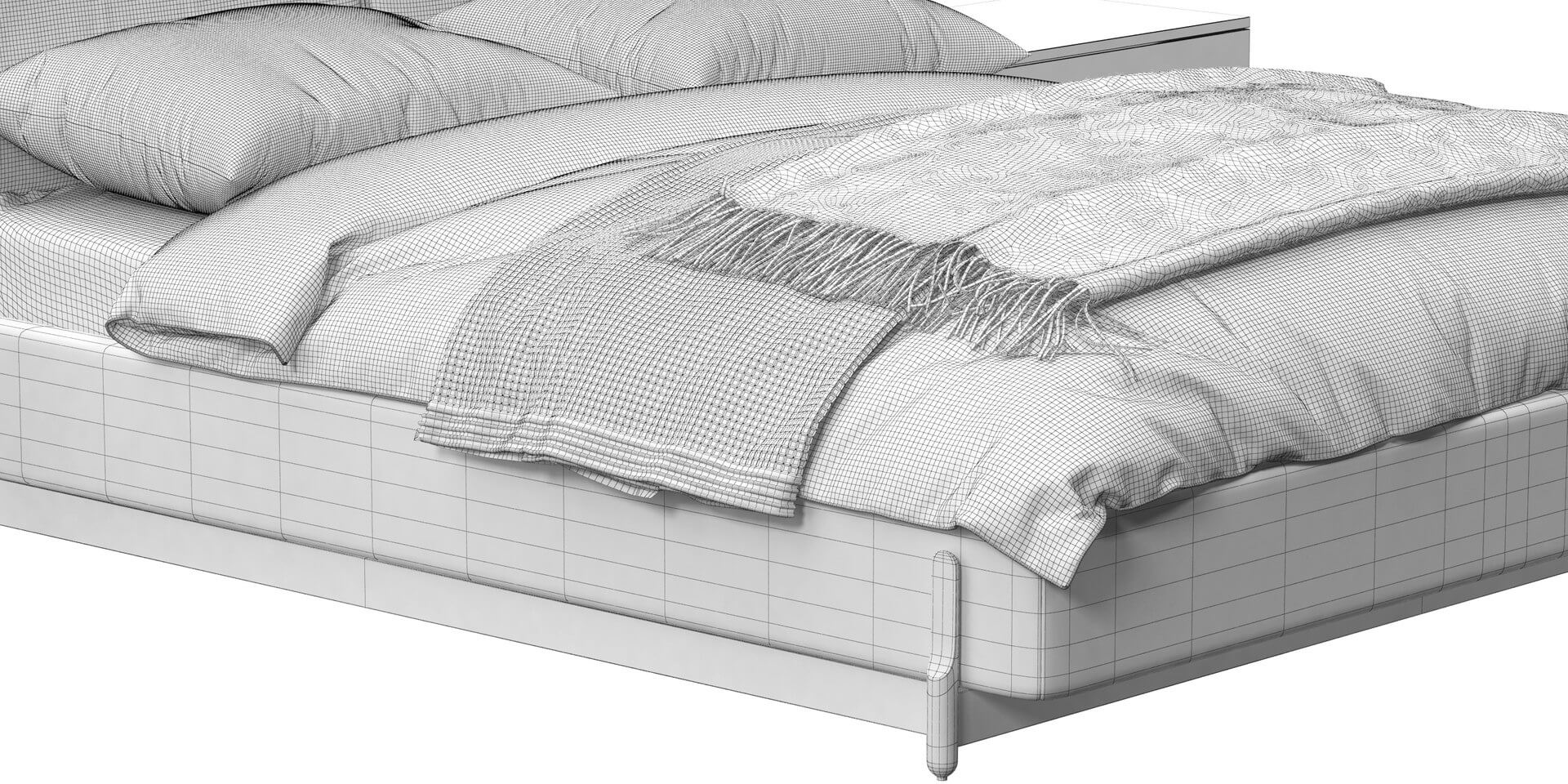 Ash Bed by Zegen - 3D Model by Verso Faraon