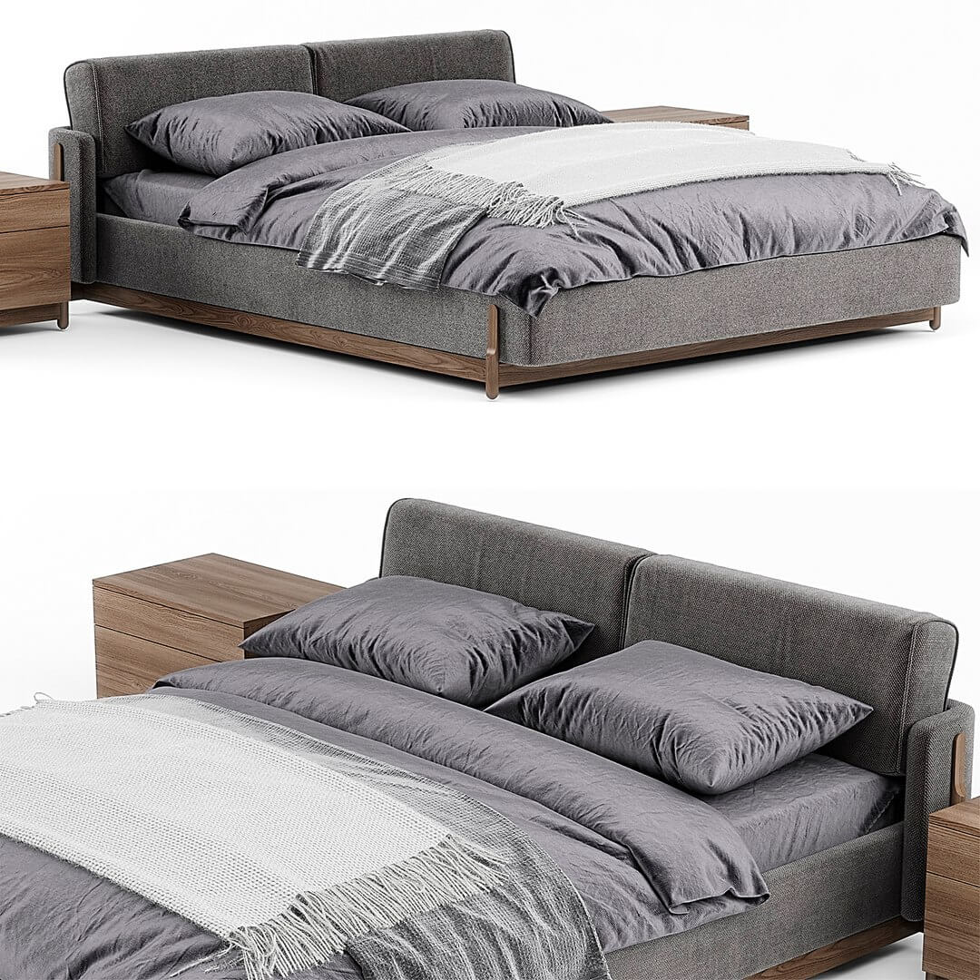 Ash Bed by Zegen - 3D Model by Verso Faraon