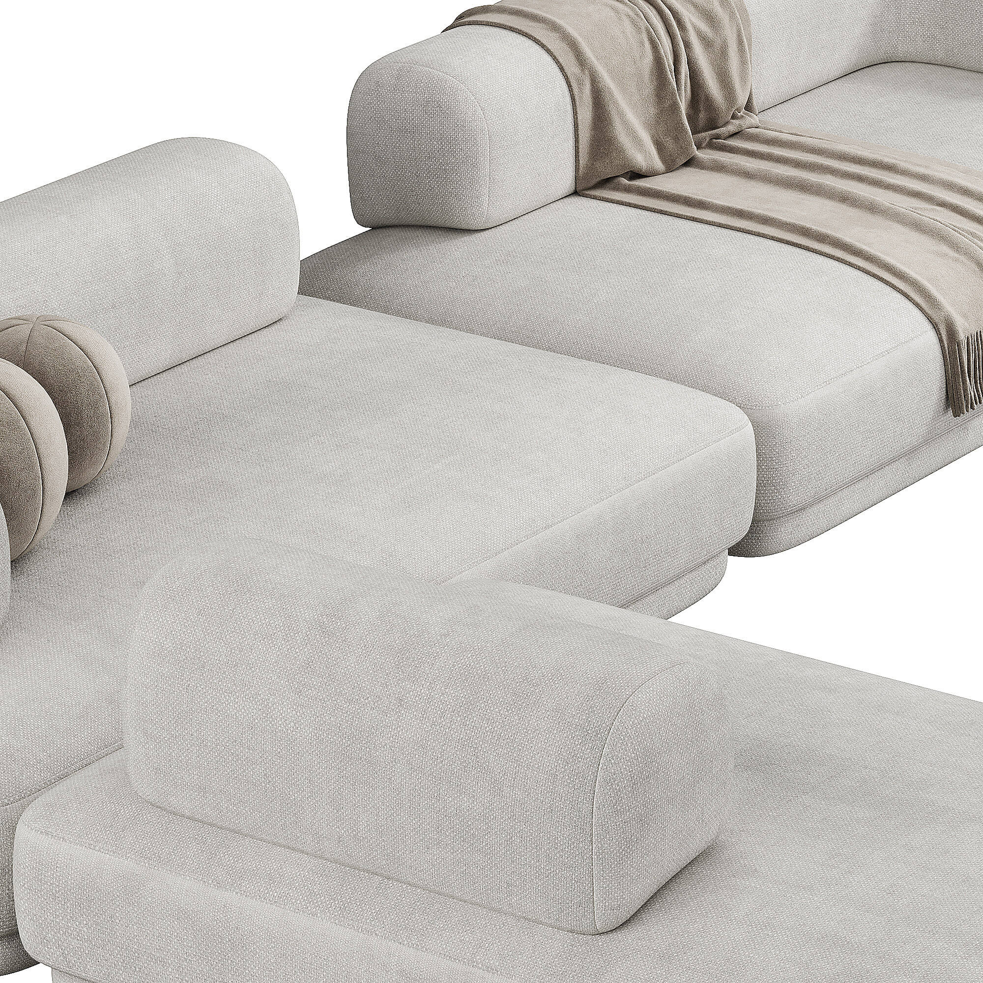 Bumper Sectional Sofa - 3D Model by Verso Faraon