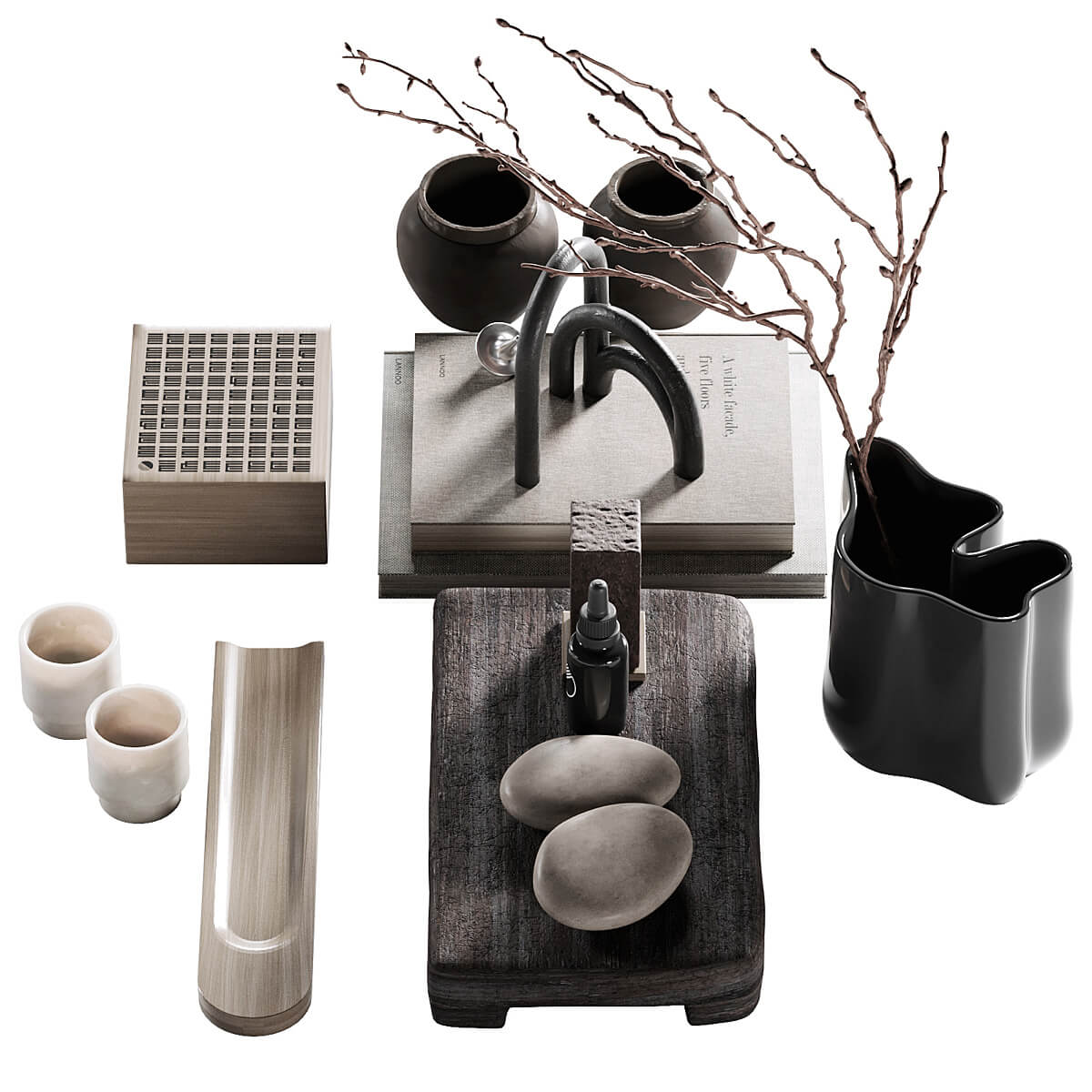 Decorative Coffee Table SET1 - 3D Model by Verso Faraon