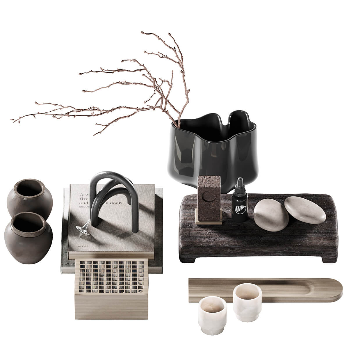 Decorative Coffee Table SET1 - 3D Model by Verso Faraon