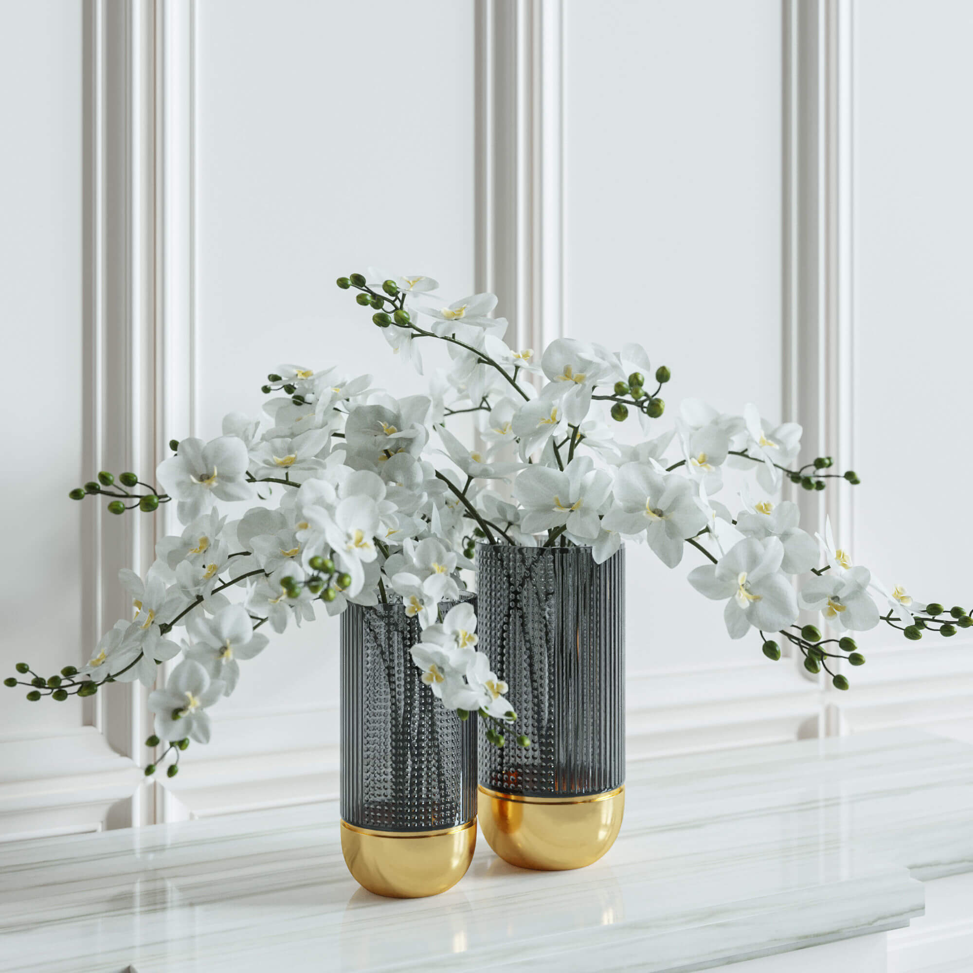 Flower Set 3 Orchids - 3D Model by Verso Faraon