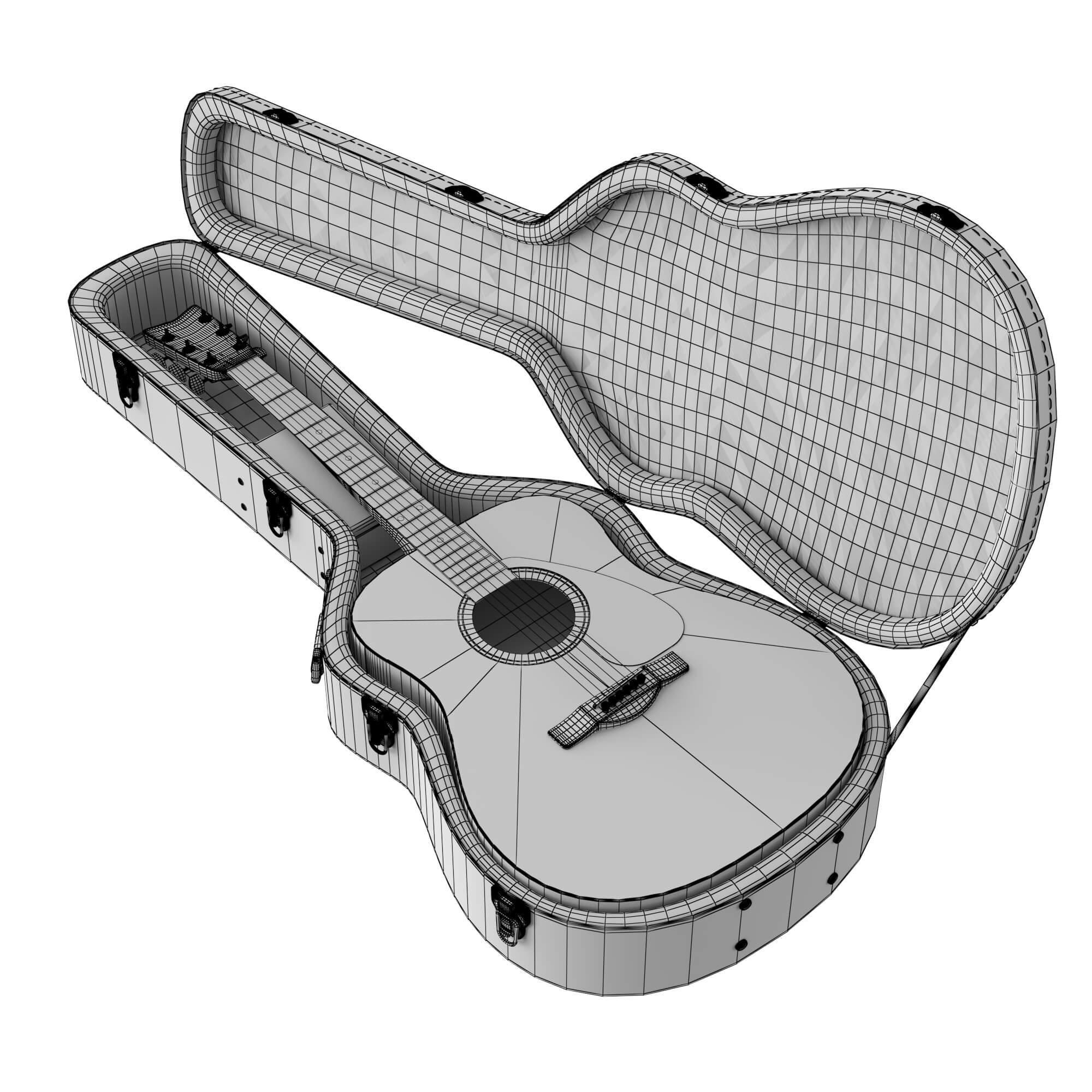 Guitar Case 01 - 3D Model by Verso Faraon