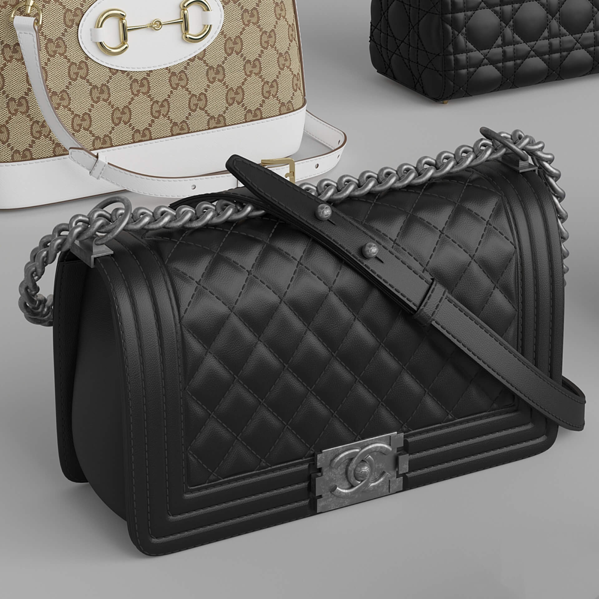 Handbag Set 01 - 3D Model by Verso Faraon