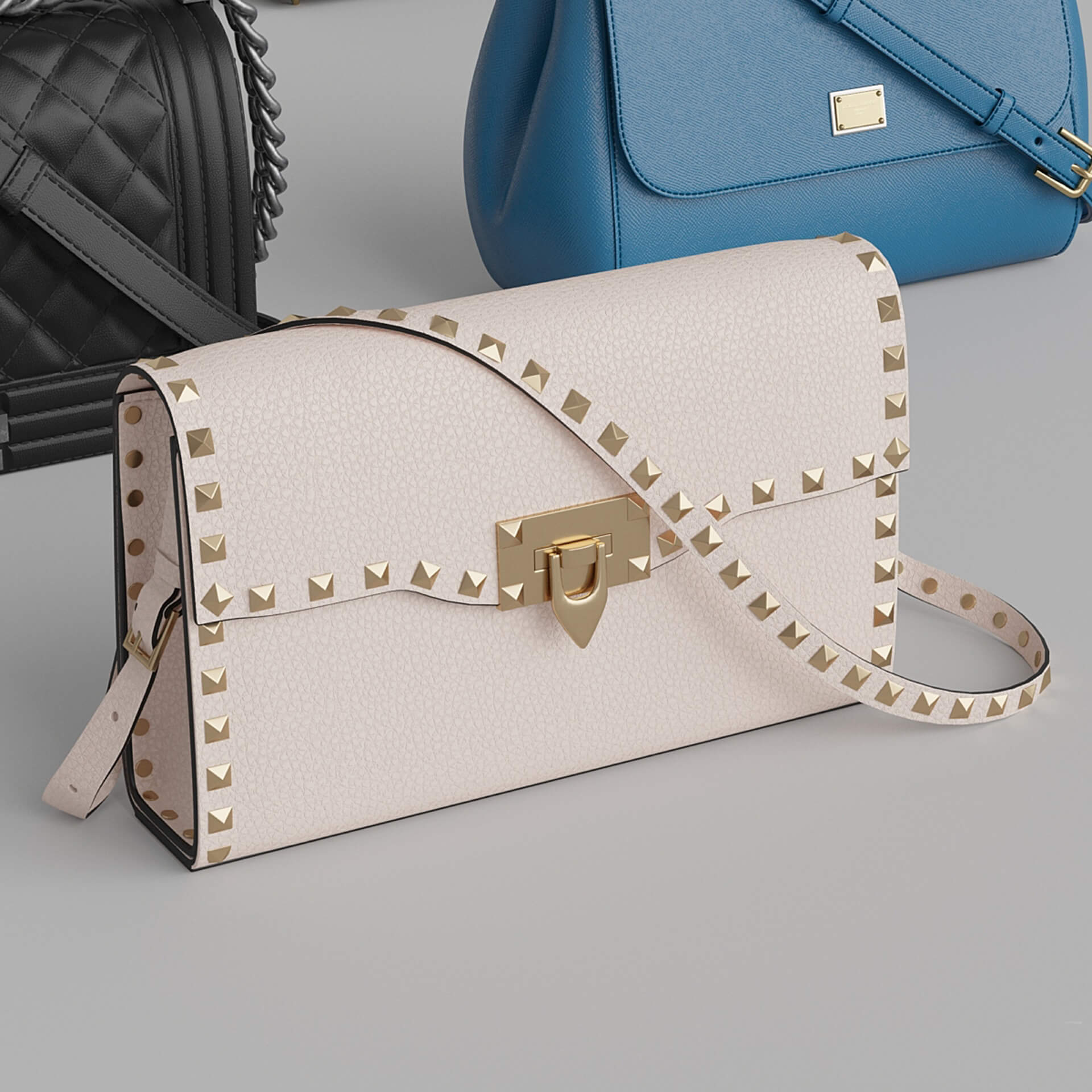 Handbag Set 01 - 3D Model by Verso Faraon