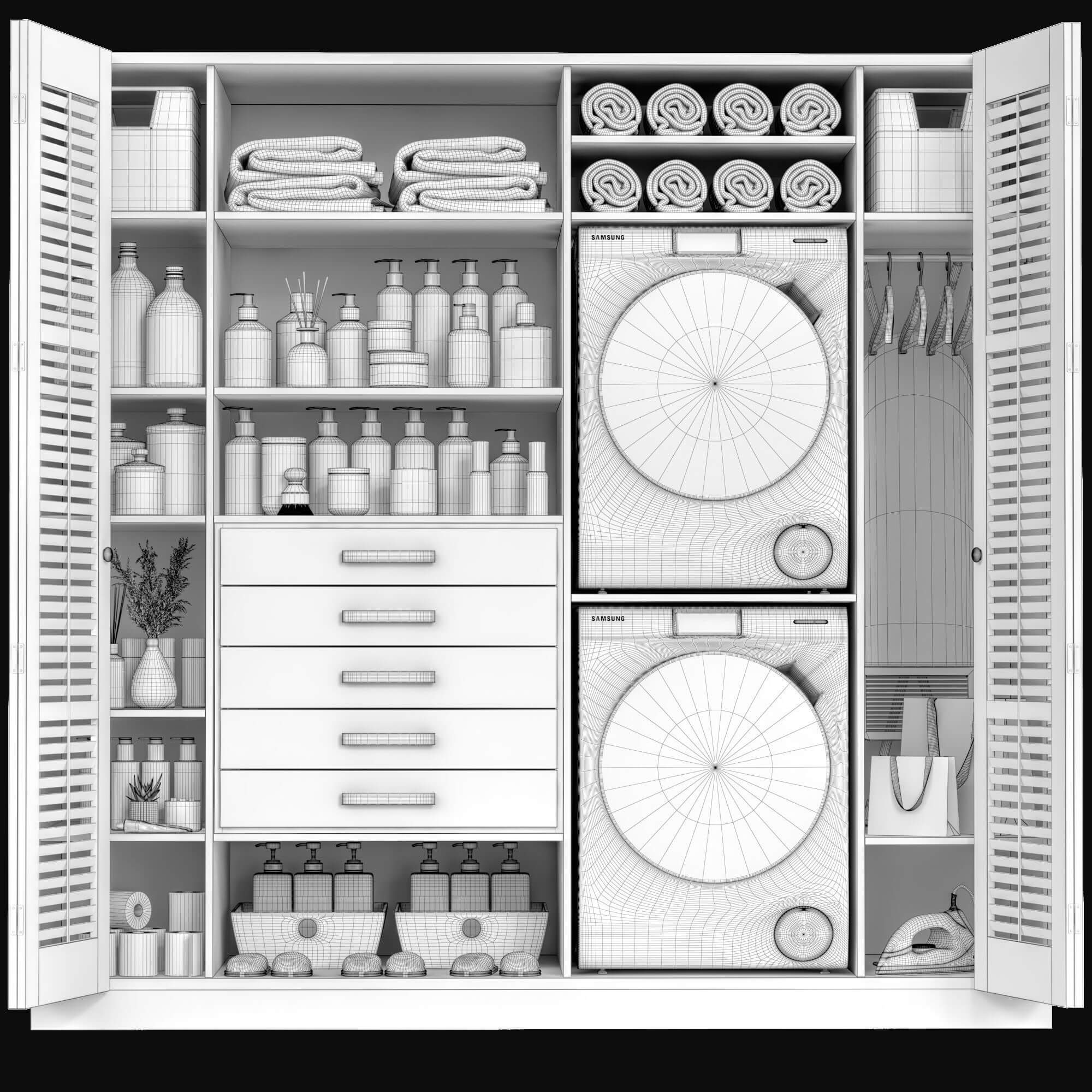 Laundry Room 02 - 3D Model by Verso Faraon