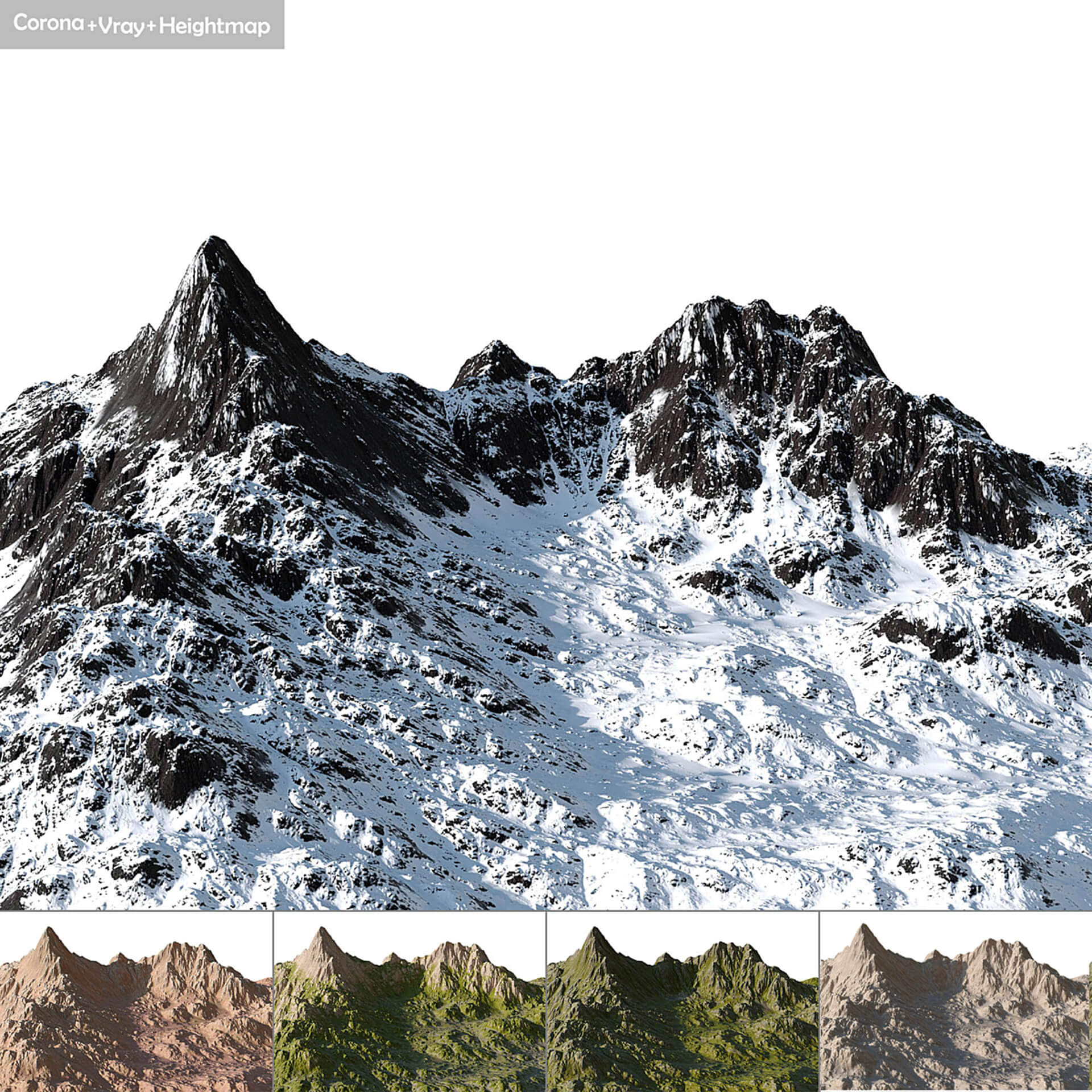 Mountain Vol 1 - 3D Model by Verso Faraon