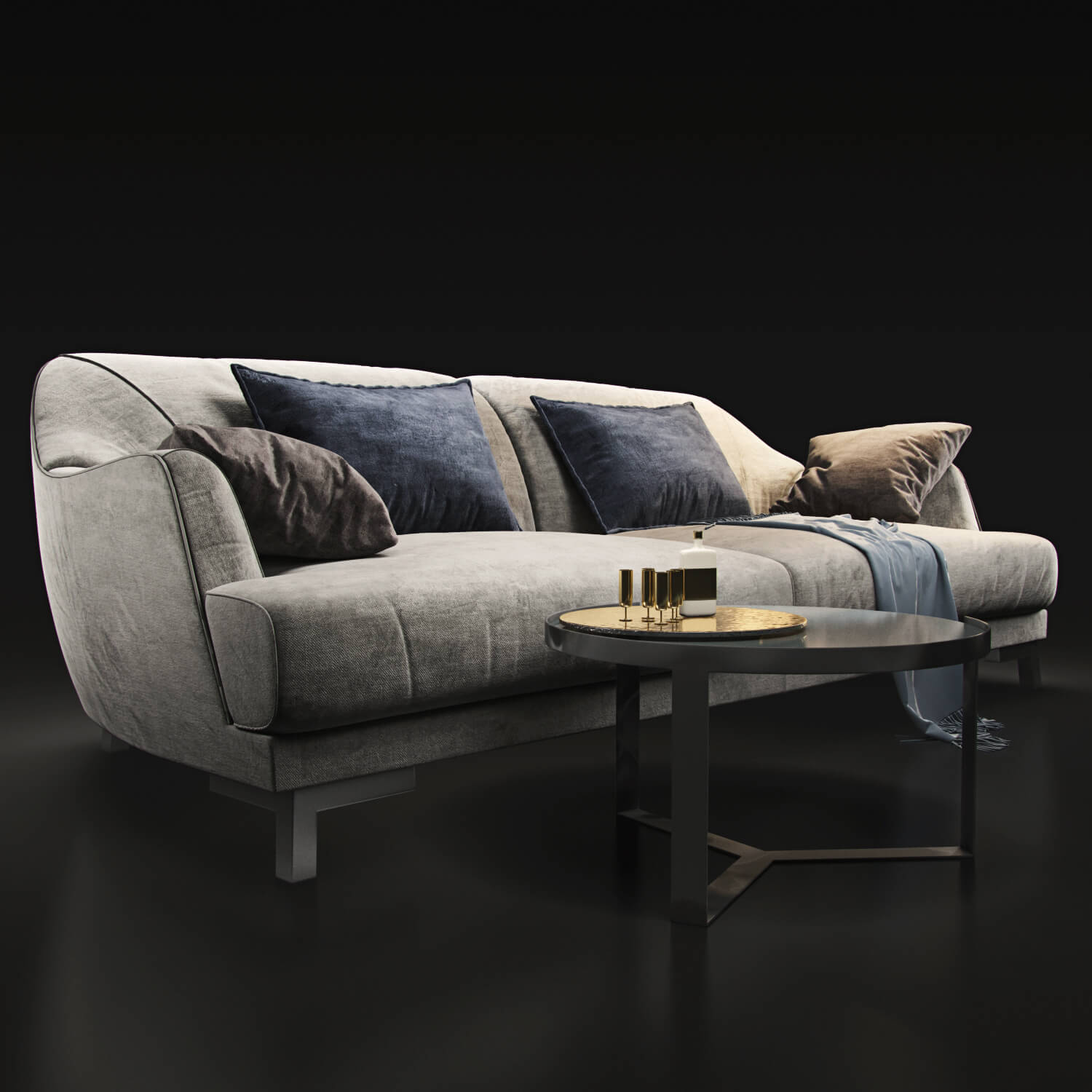 Sofa Natuzzi Don Giovanni - 3D Model by Verso Faraon