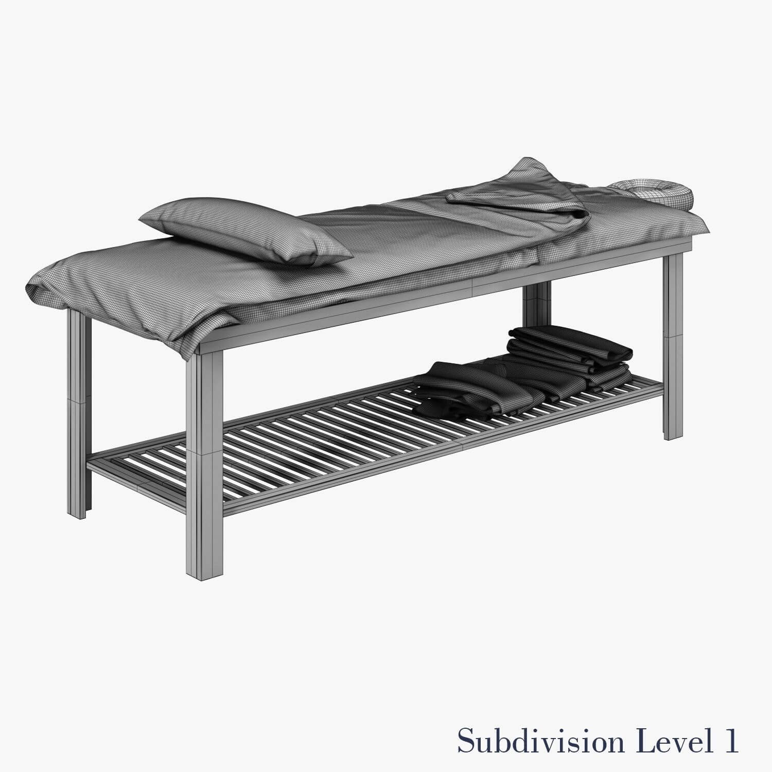 Spa Bed Massage Table 3d Model By Verso Faraon