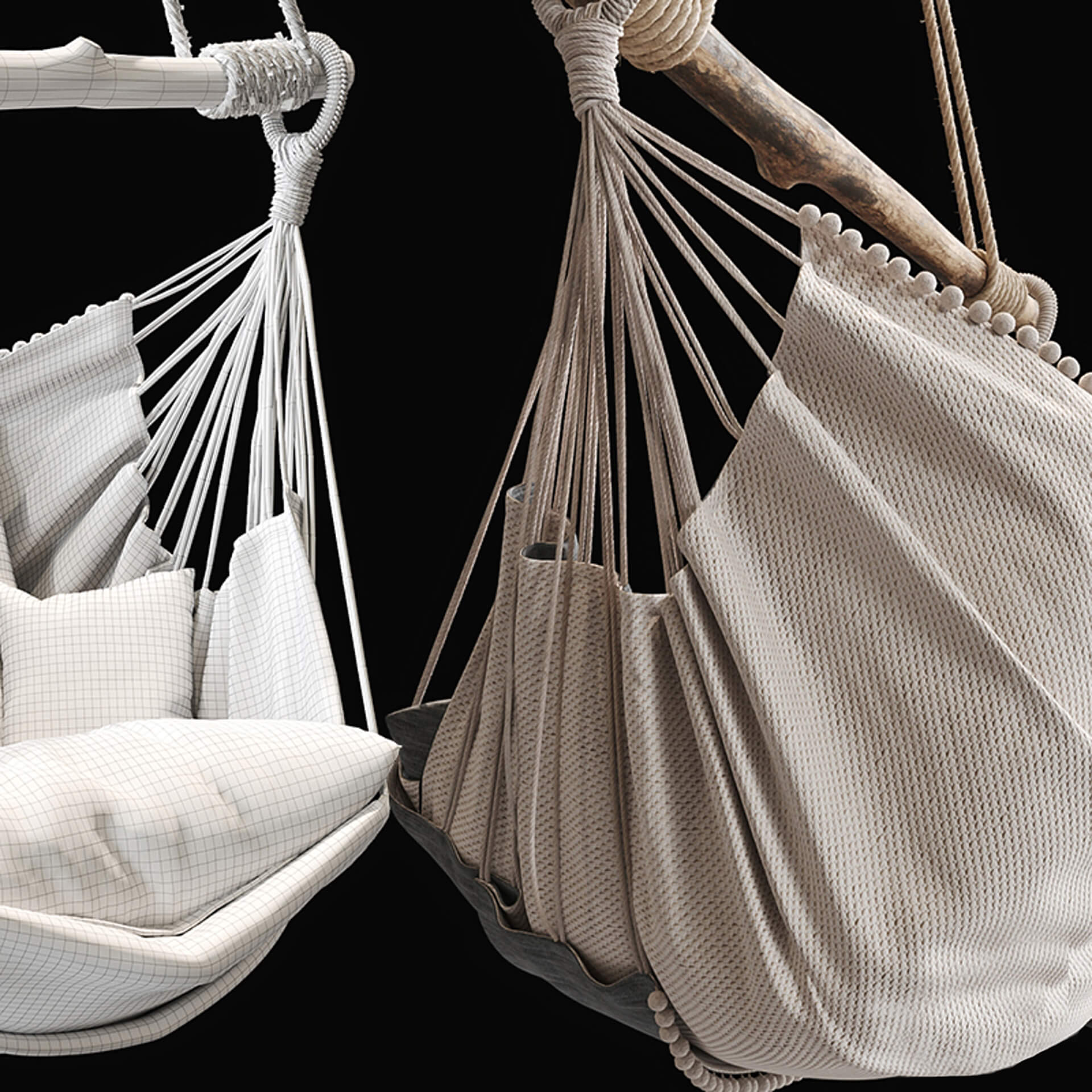 Suspended Chair 2 - 3D Model by Verso Faraon