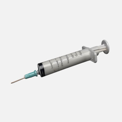 3D Authentic Sterile Medical Syringe Model with Luer Lock by VertexForge