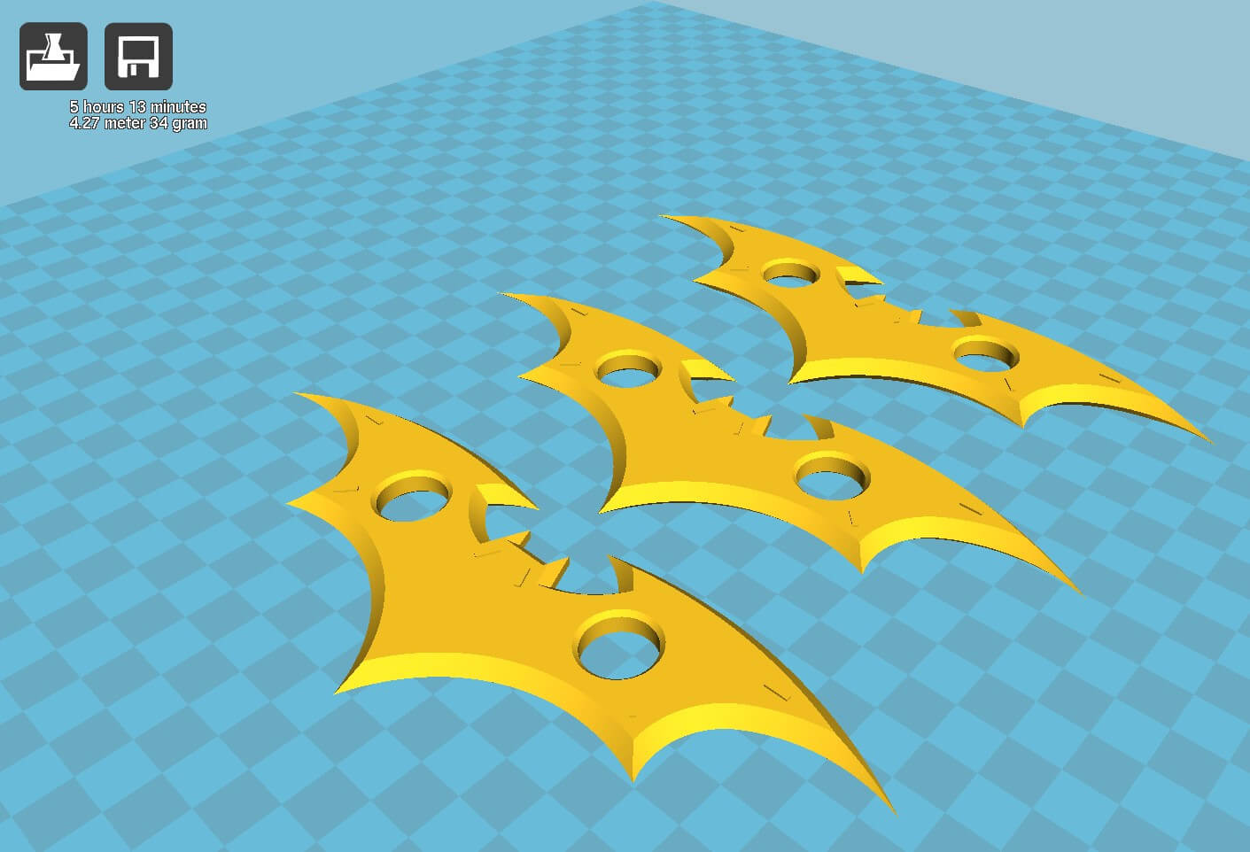 Batarangs From Batman The Telltale Series - 3D Model by vetrock