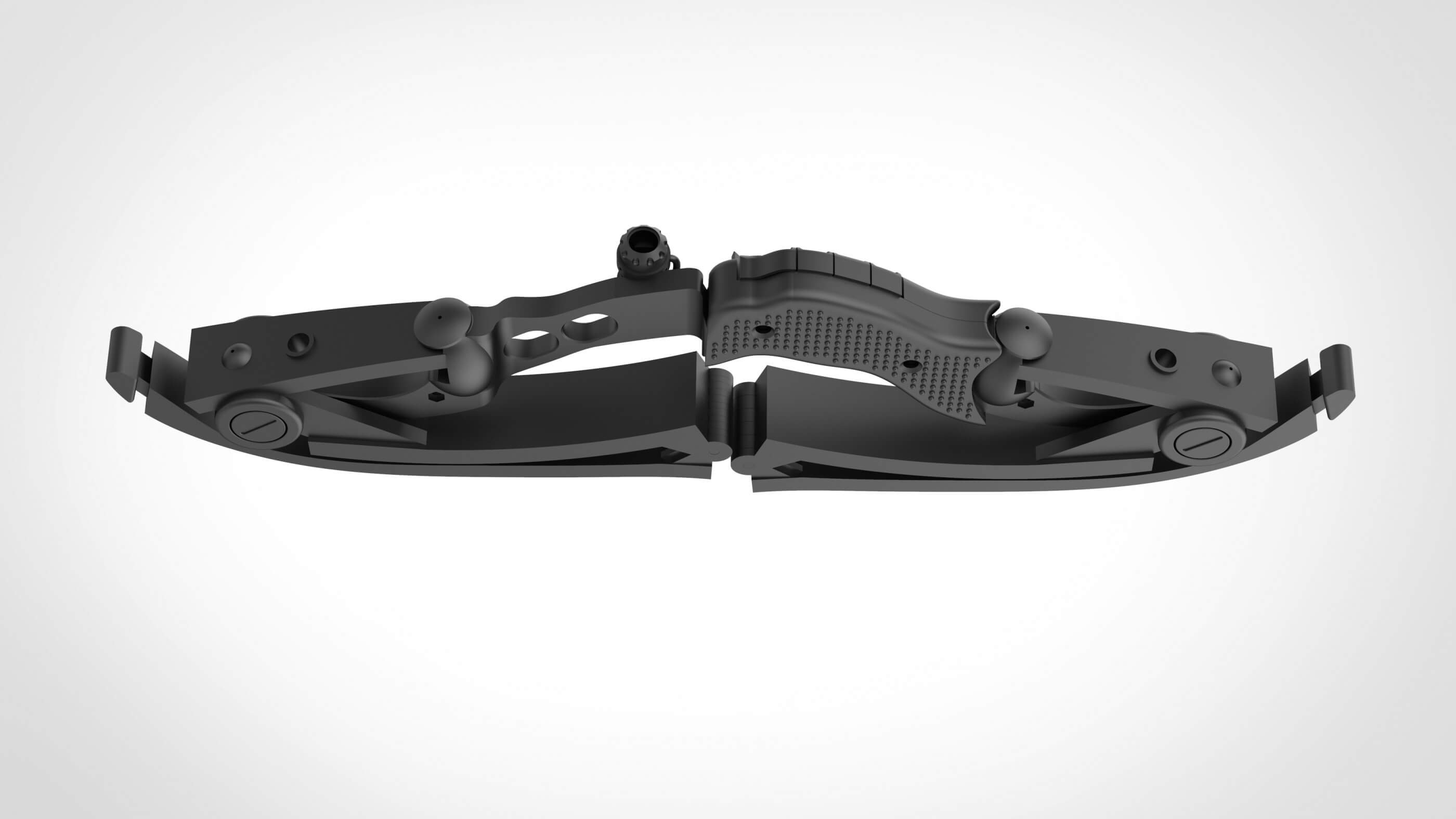 Collapsible Hawkeye Bow from Avengers 2012 - 3D Model by vetrock