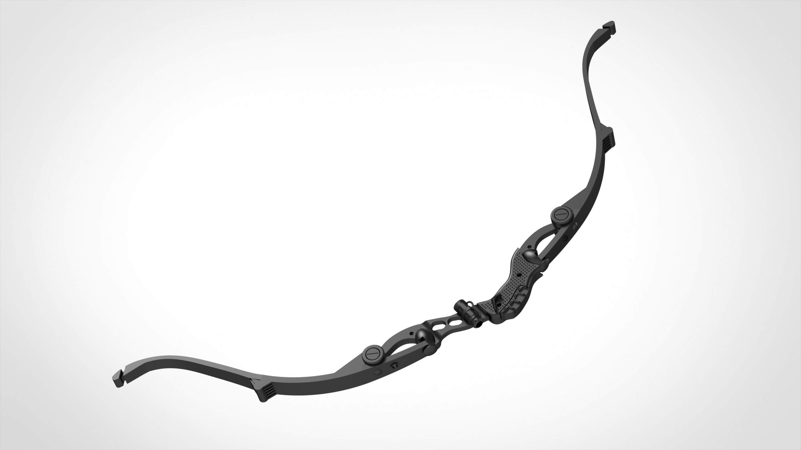 Collapsible Hawkeye Bow from Avengers 2012 - 3D Model by vetrock