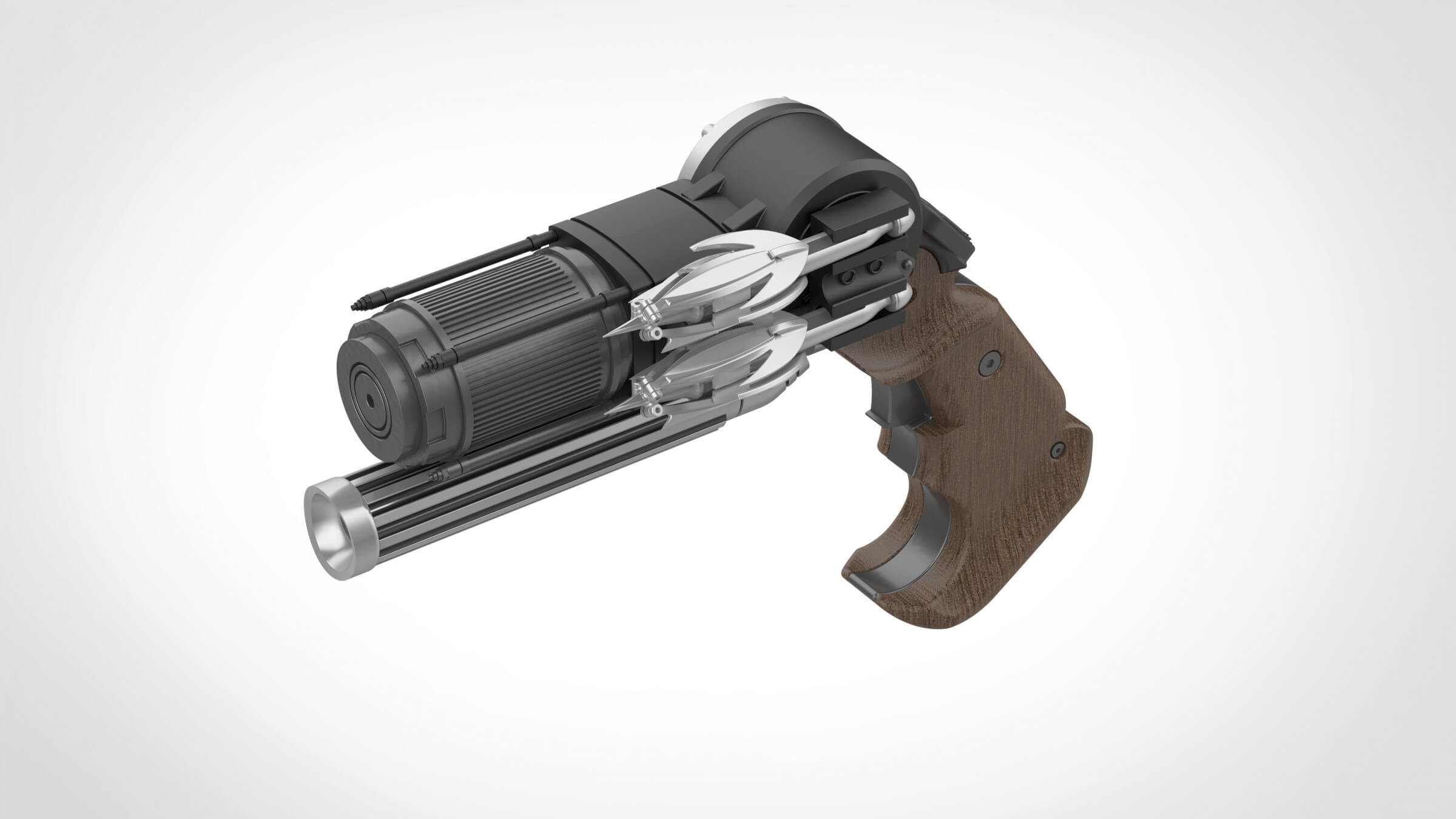 Grappling gun from the movie Batman vs Superman 3D Render