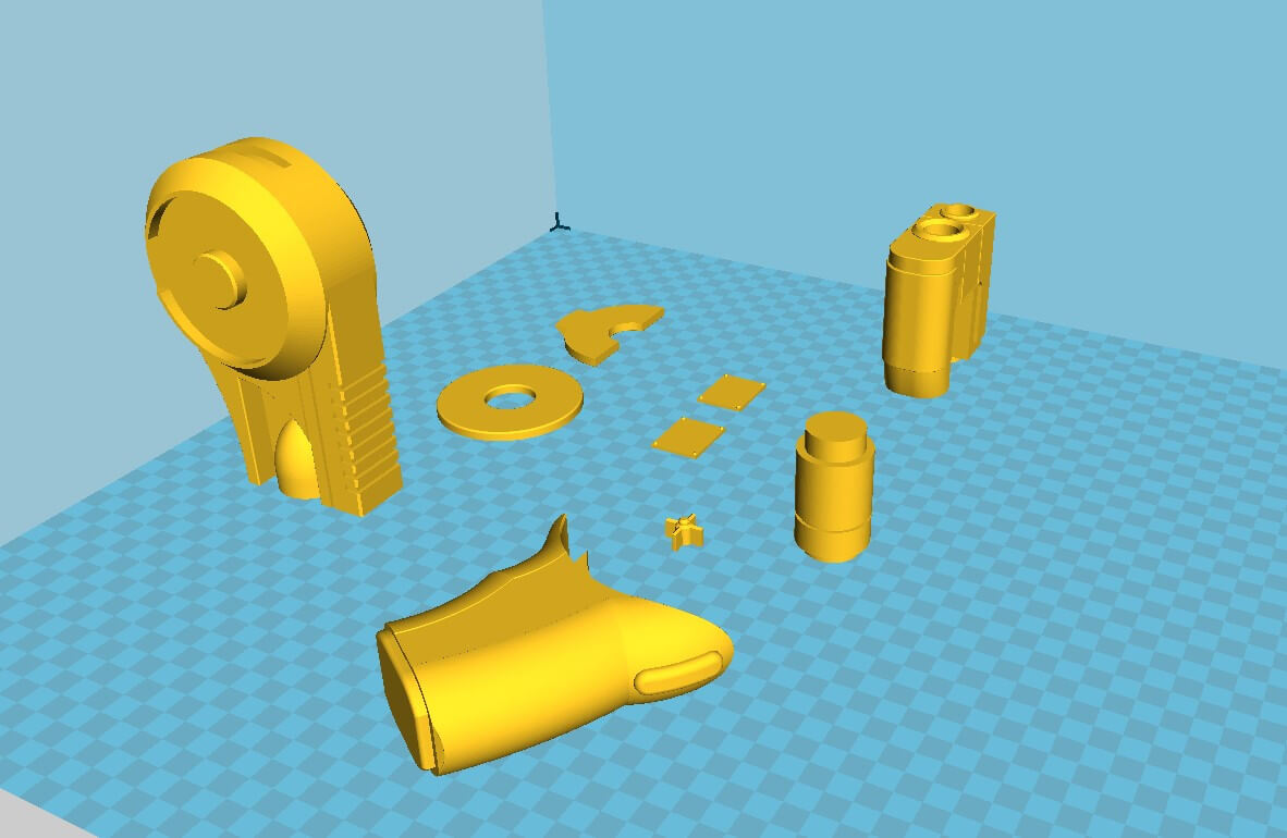 Grapnel Gun from Arkham City - 3D Model by vetrock