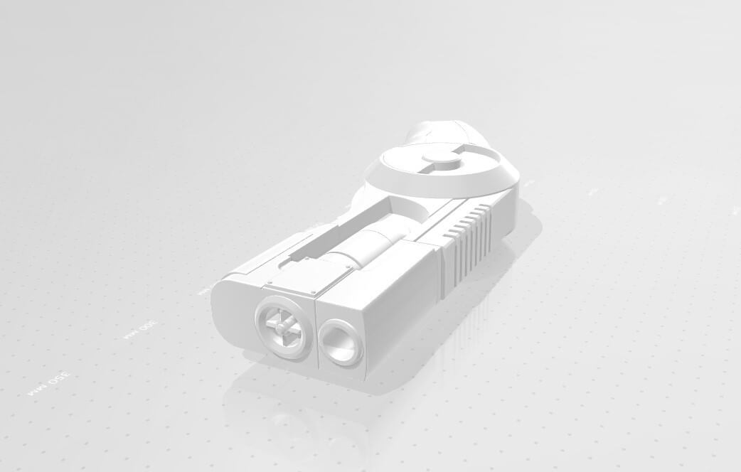 Grapnel Gun from Arkham City - 3D Model by vetrock