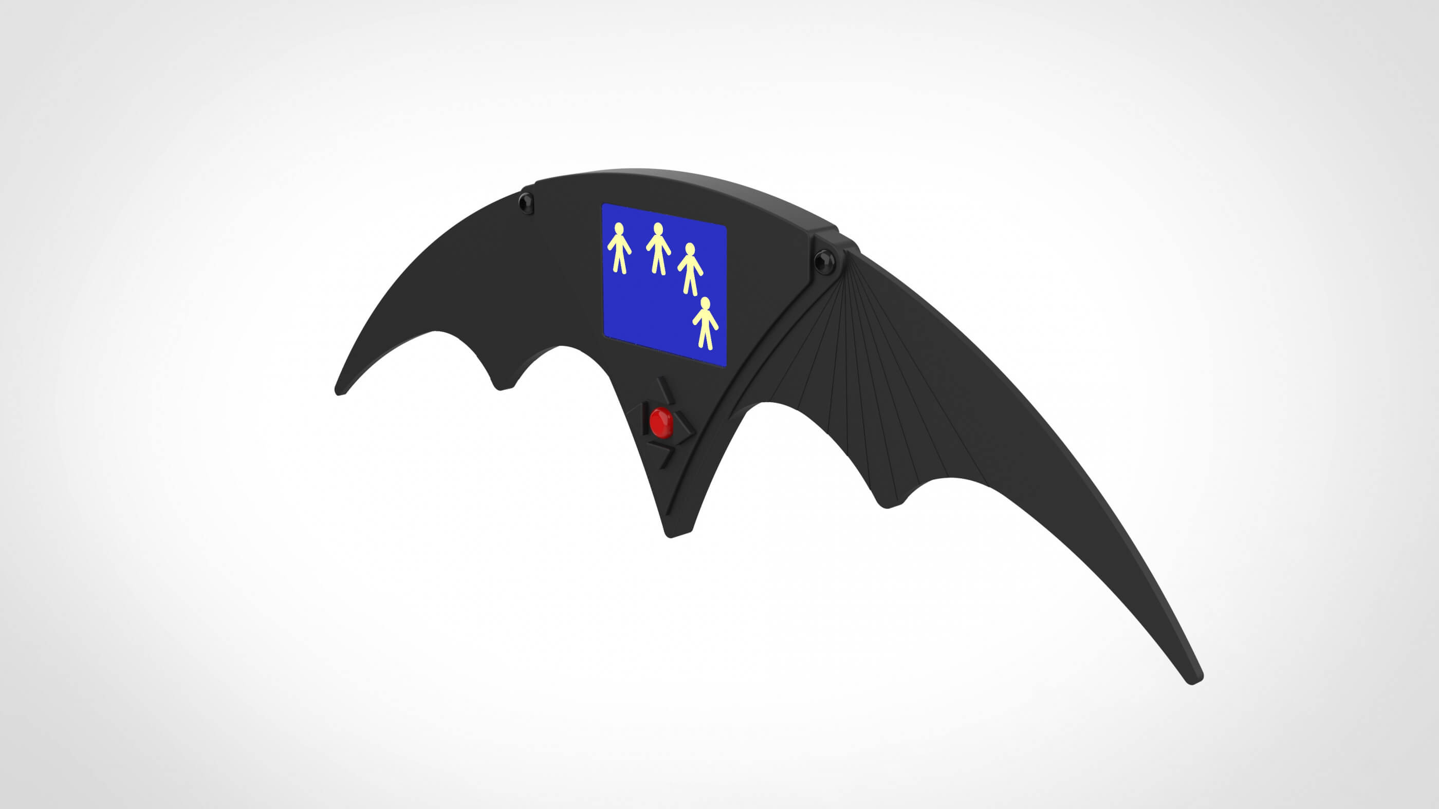 Remote Batarang From Batman Returns 1992 - 3D Model by vetrock