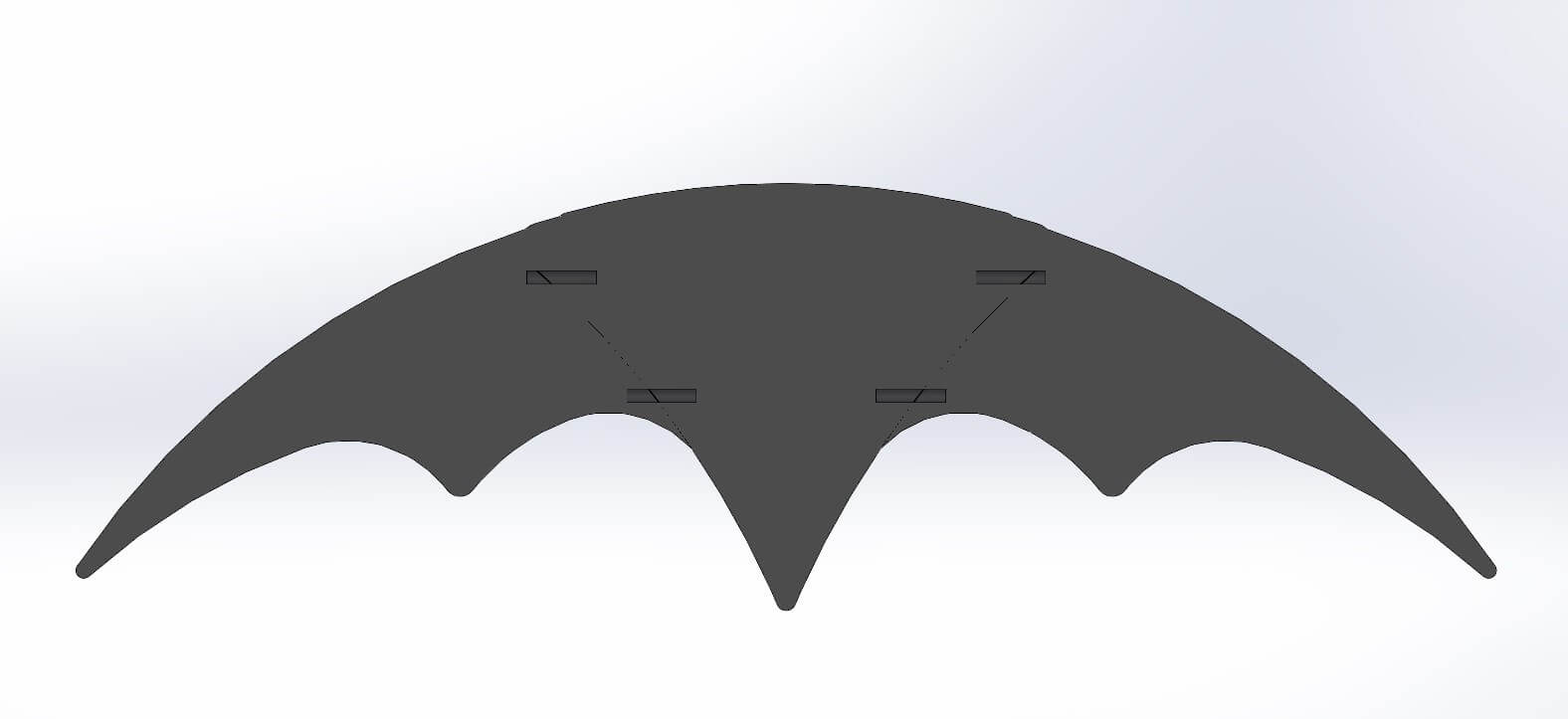 Remote Batarang From Batman Returns 1992 - 3D Model by vetrock