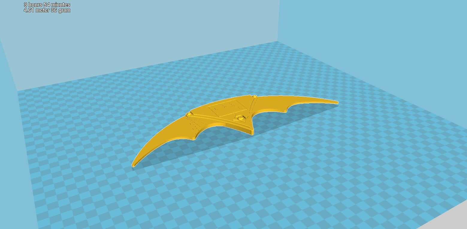 Remote Batarang From Batman Returns 1992 - 3D Model by vetrock