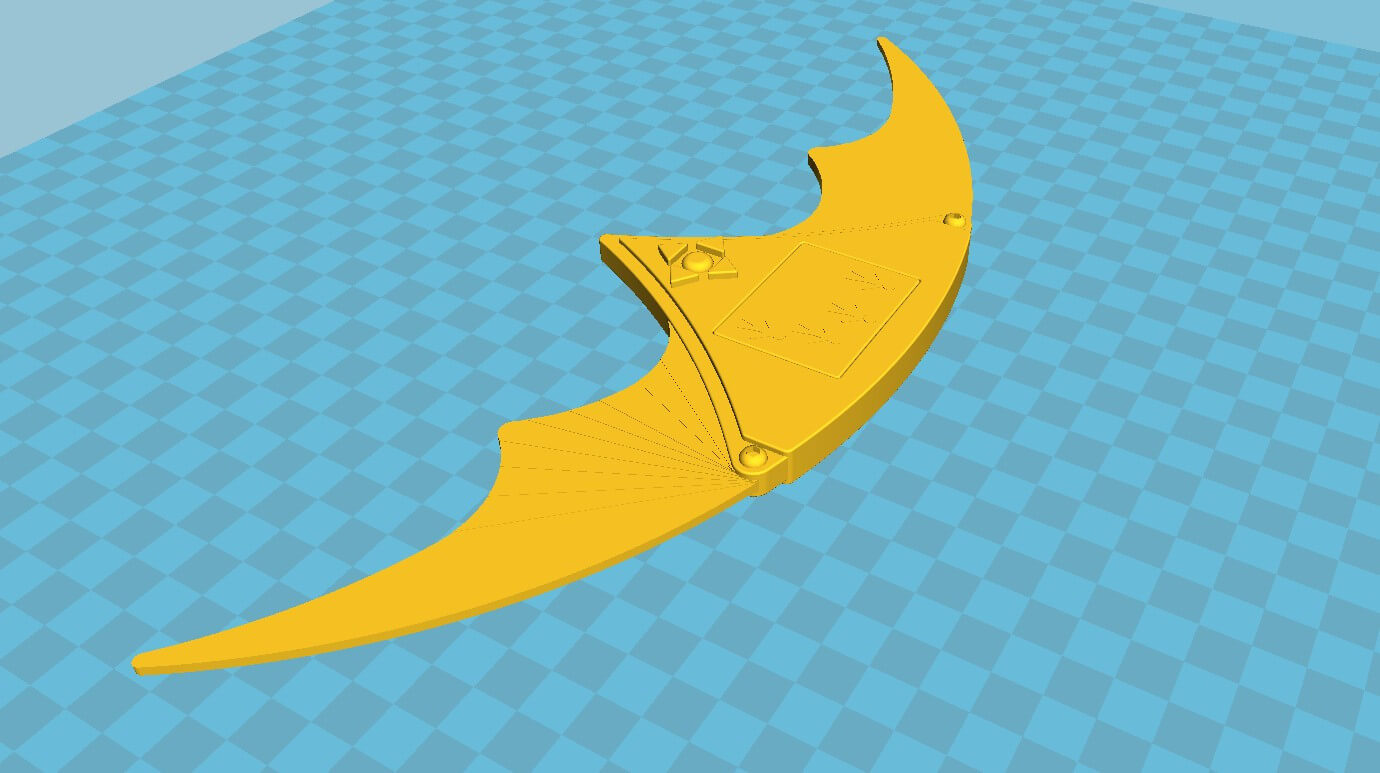 Remote Batarang From Batman Returns 1992 - 3D Model by vetrock