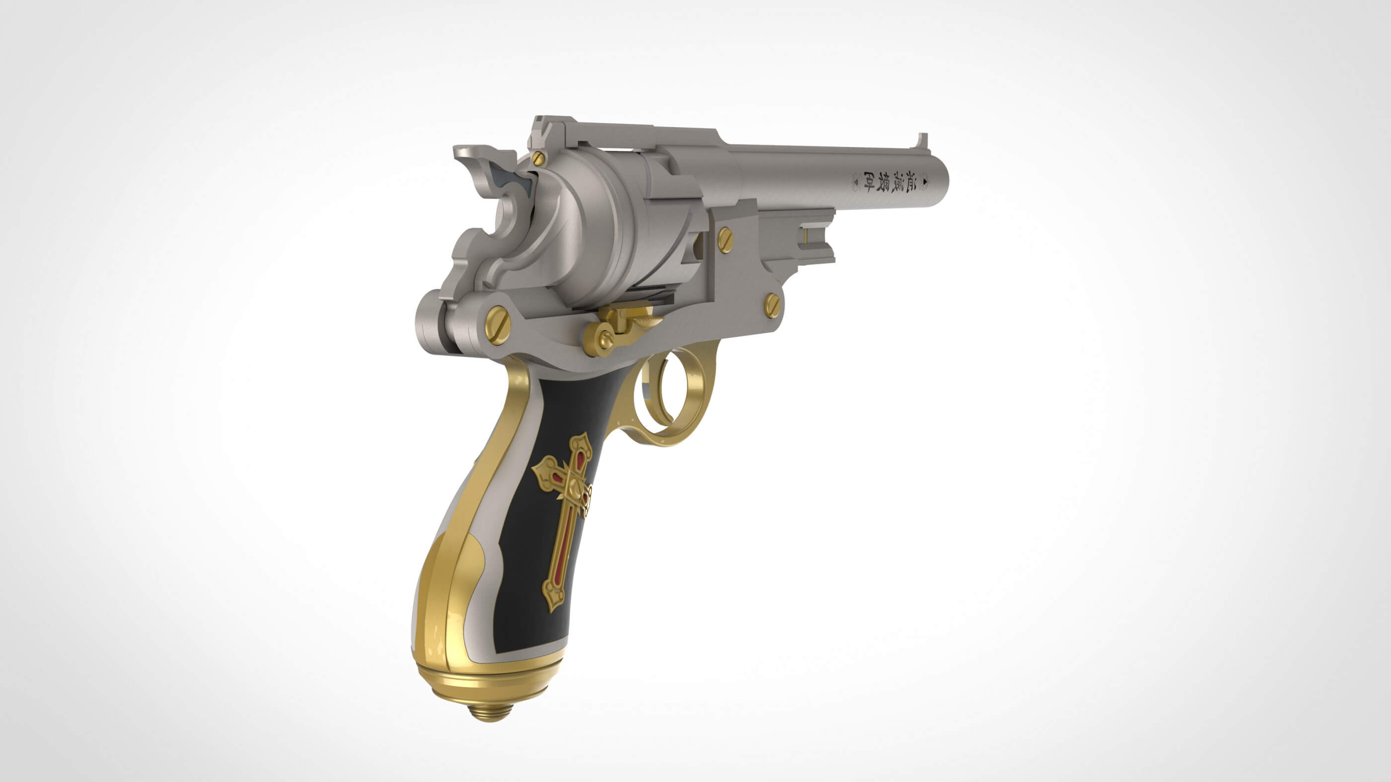 Revolver From Van Helsing 2004 - 3D Model by vetrock