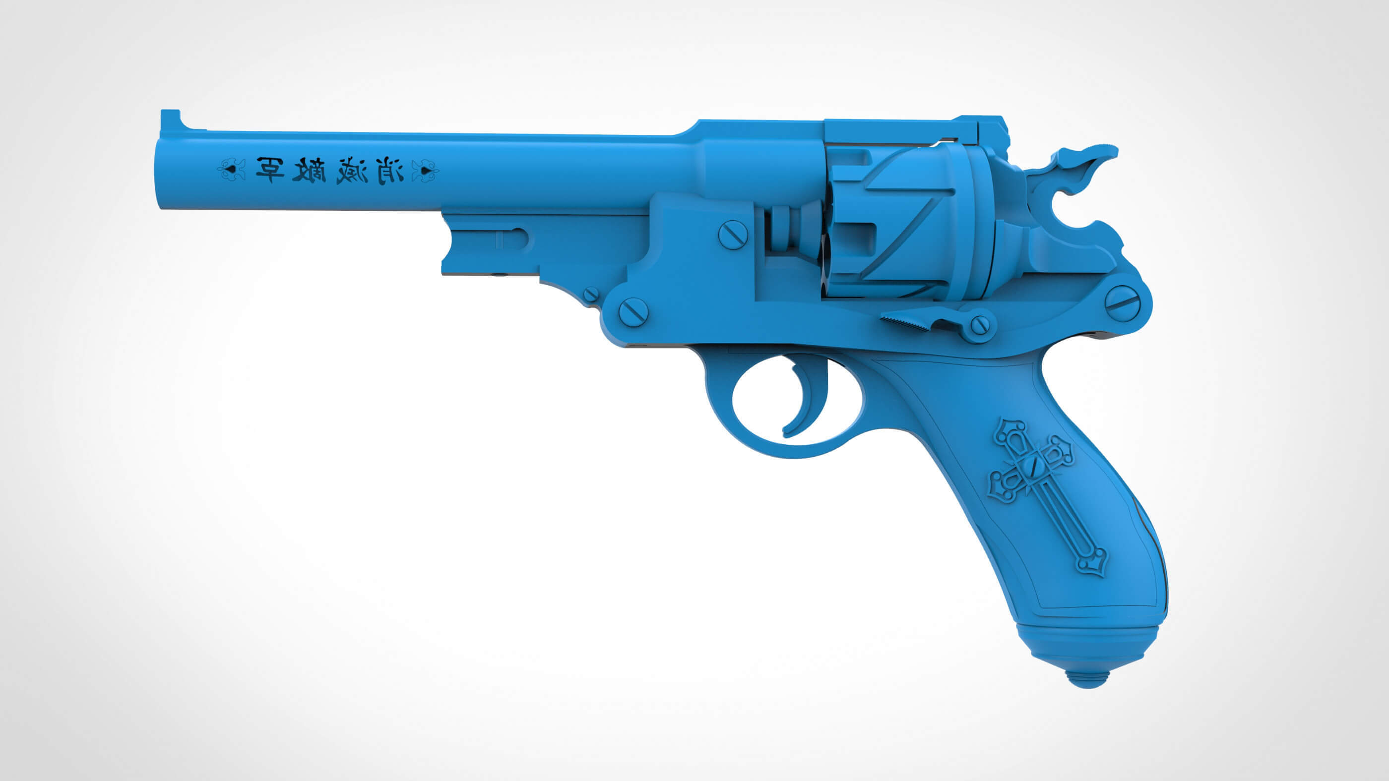 Revolver From Van Helsing 2004 - 3D Model by vetrock