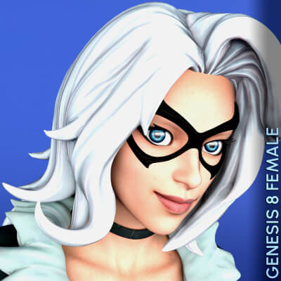 Fortnite Black Cat for Genesis 8 Female - Daz Content by VFoxGames
