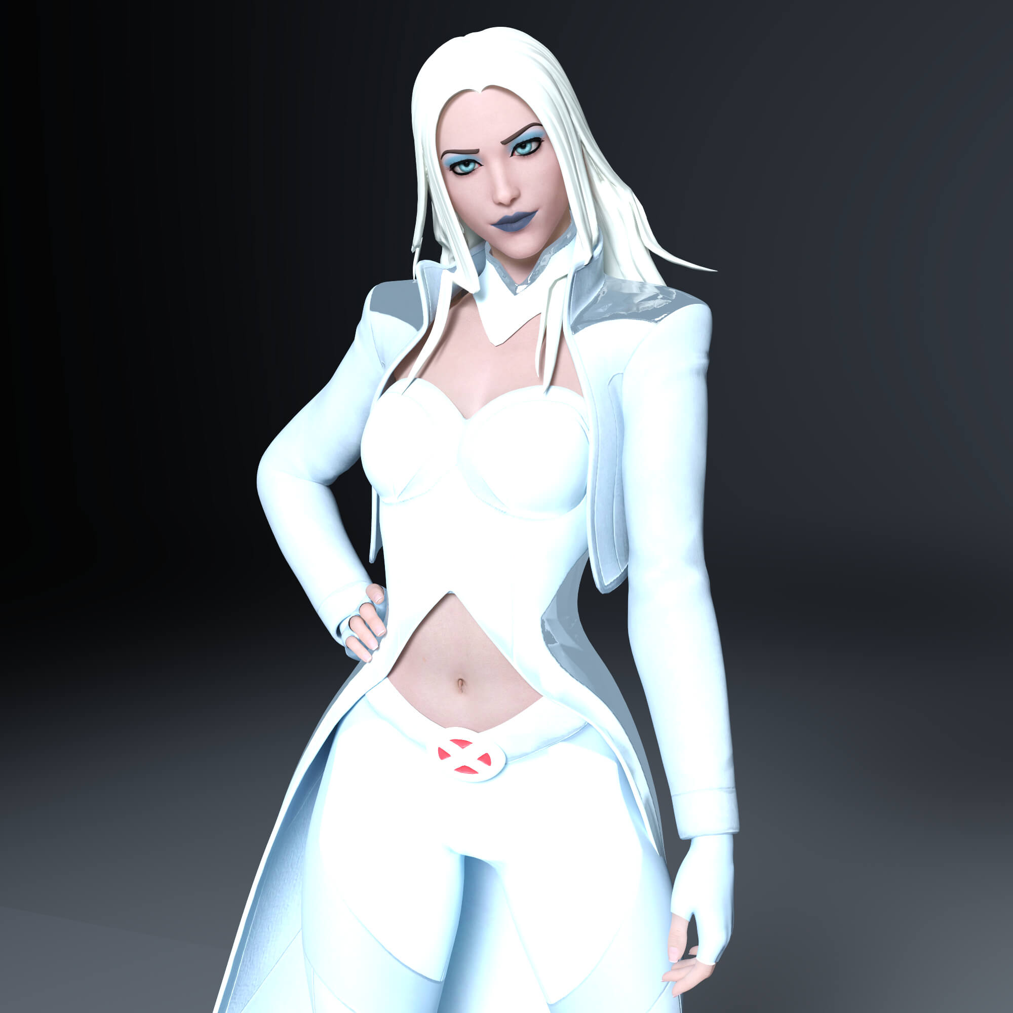 Fortnite Emma Frost for Genesis 8 Female - Daz Content by VFoxGames