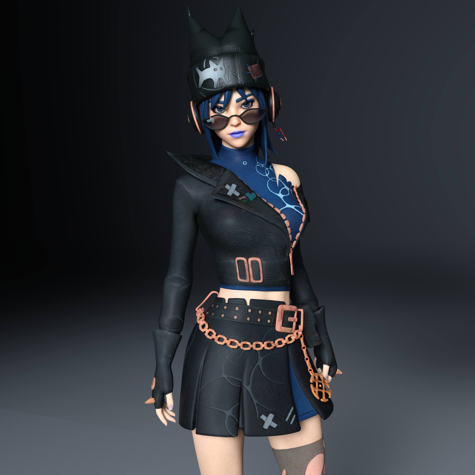 Fortnite Hope for Genesis 8 and 9 by VFoxGames