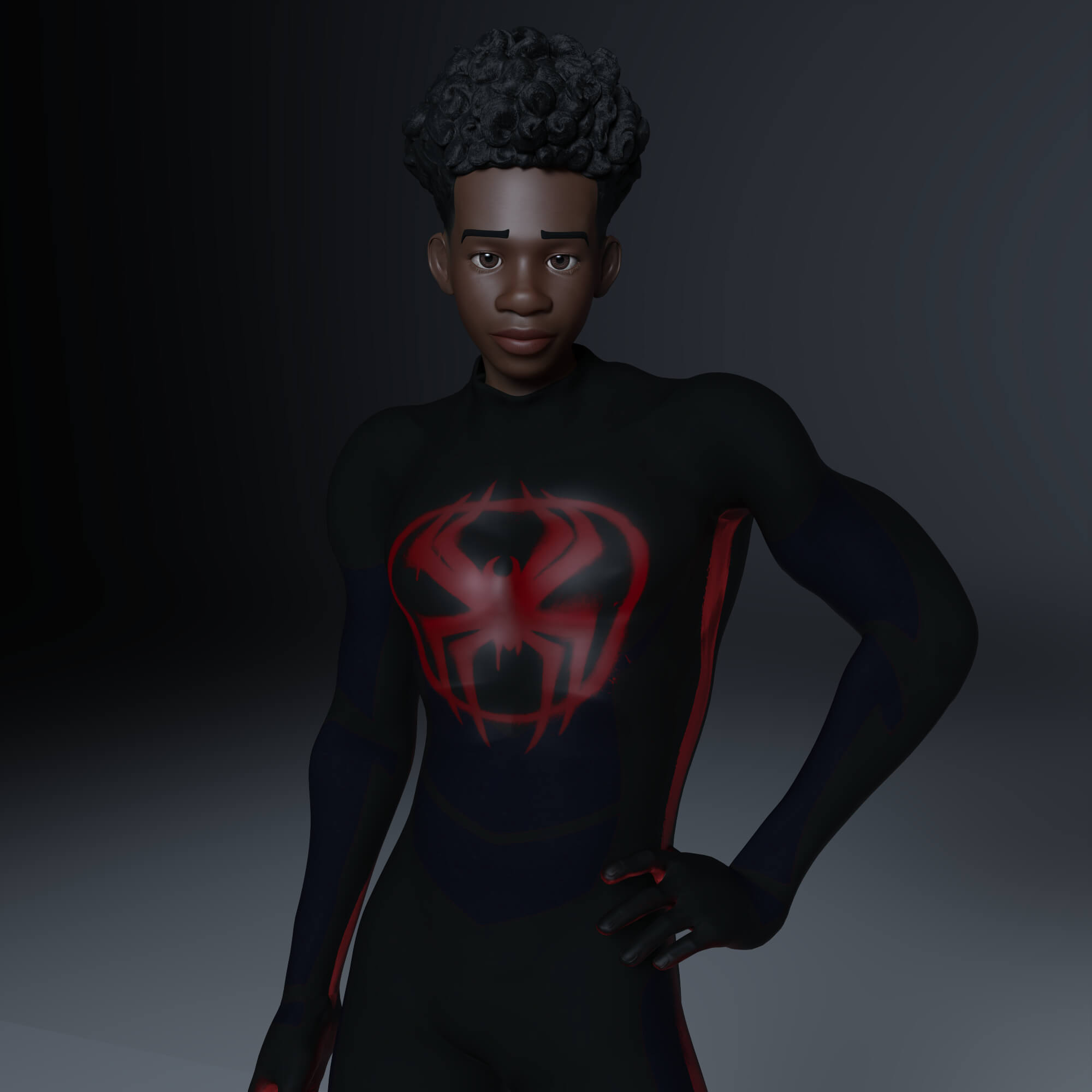 Fortnite Miles Morales for Genesis 9 - Daz Content by VFoxGames