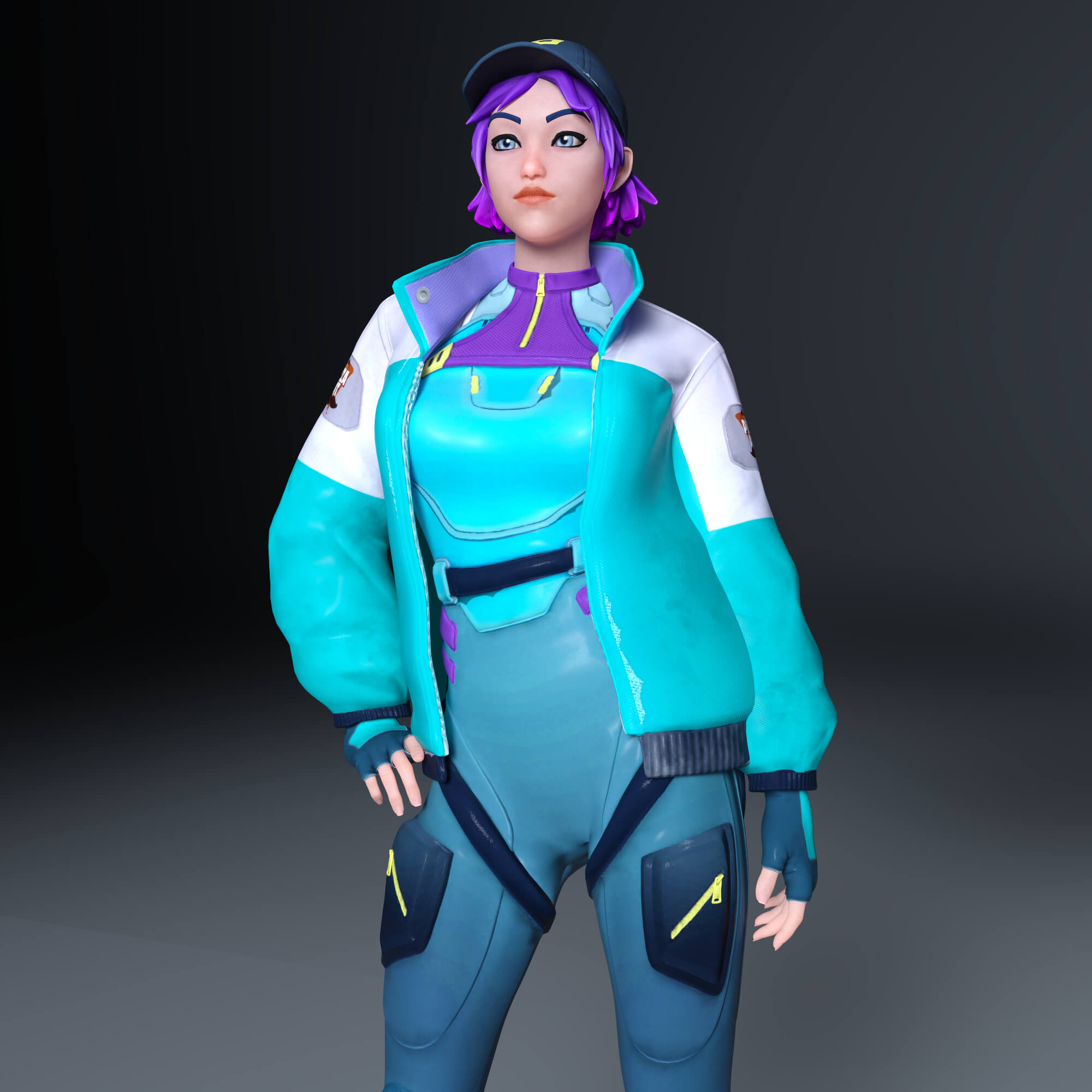 Fortnite Piper Pace for Genesis 9 - Daz Content by VFoxGames