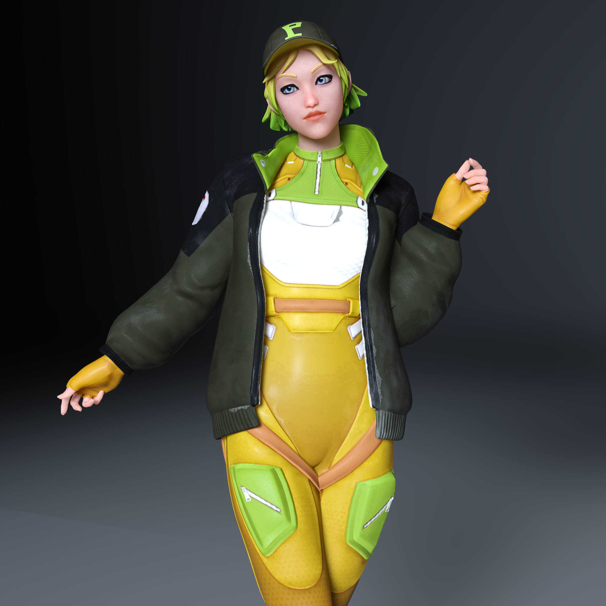 Fortnite Piper Pace for Genesis 9 - Daz Content by VFoxGames