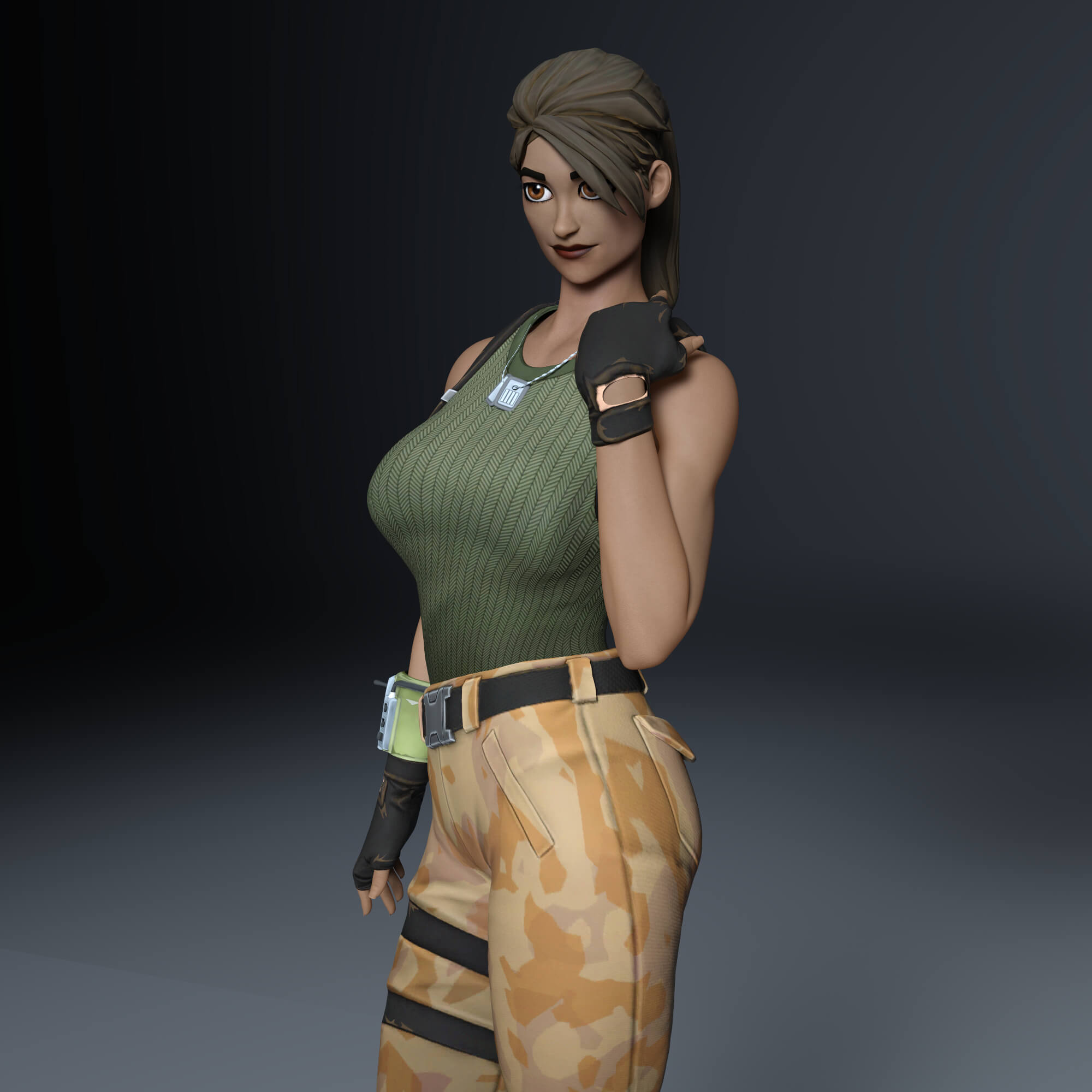 Fortnite Ramirez for Genesis 8 and 9 by VFoxGames