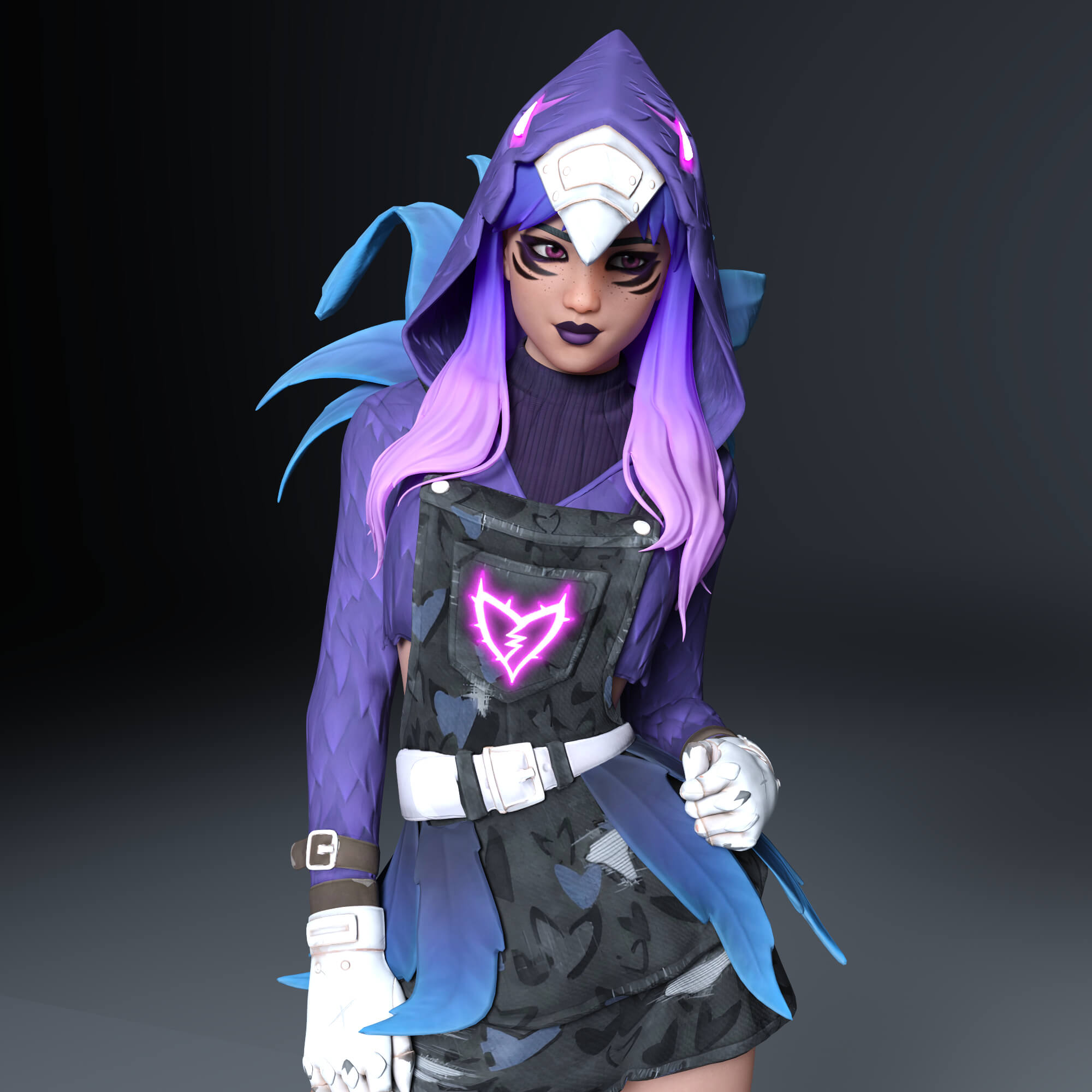Fortnite Raven Team Syd for Genesis 8 Female - Daz Content by VFoxGames