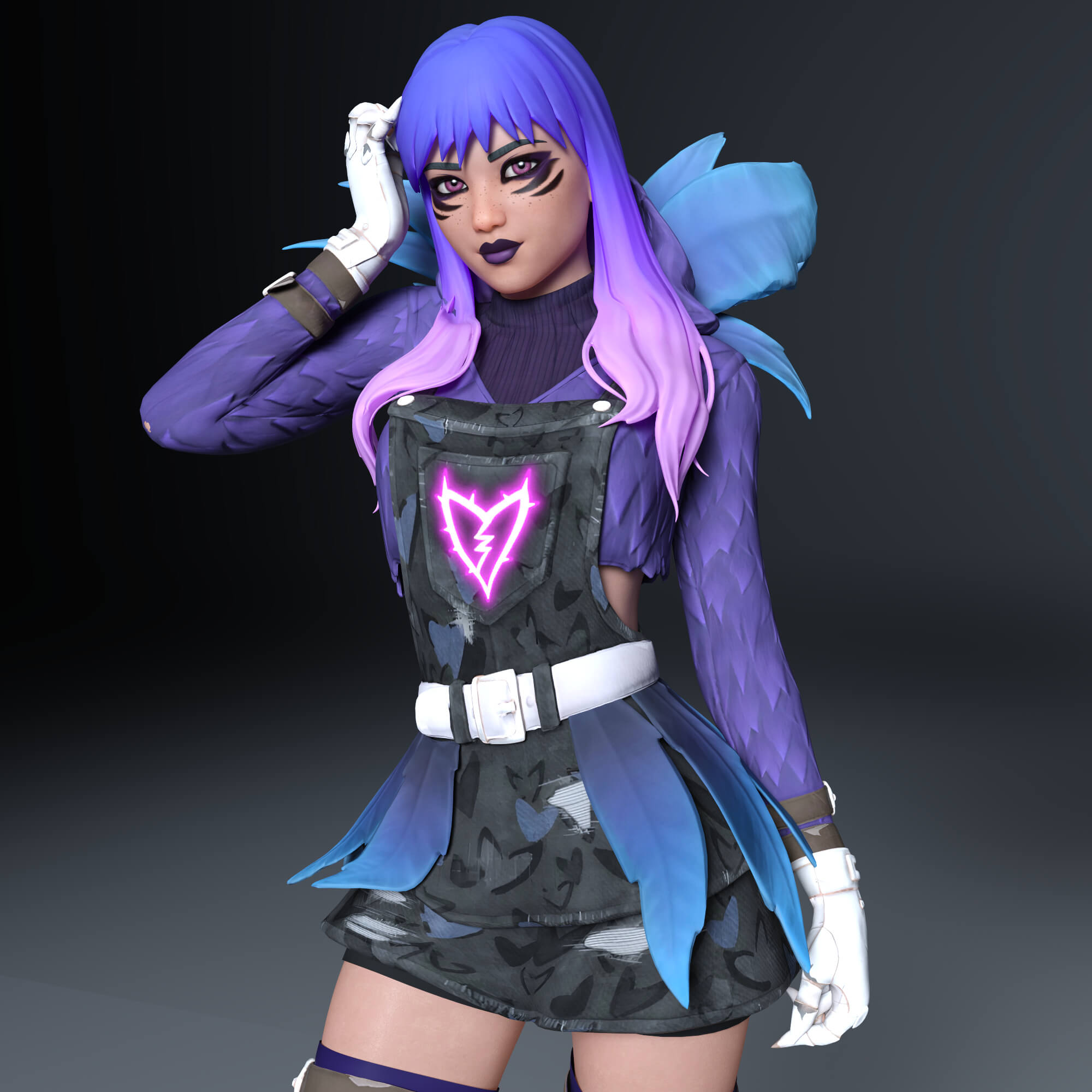 Fortnite Raven Team Syd for Genesis 8 Female - Daz Content by VFoxGames