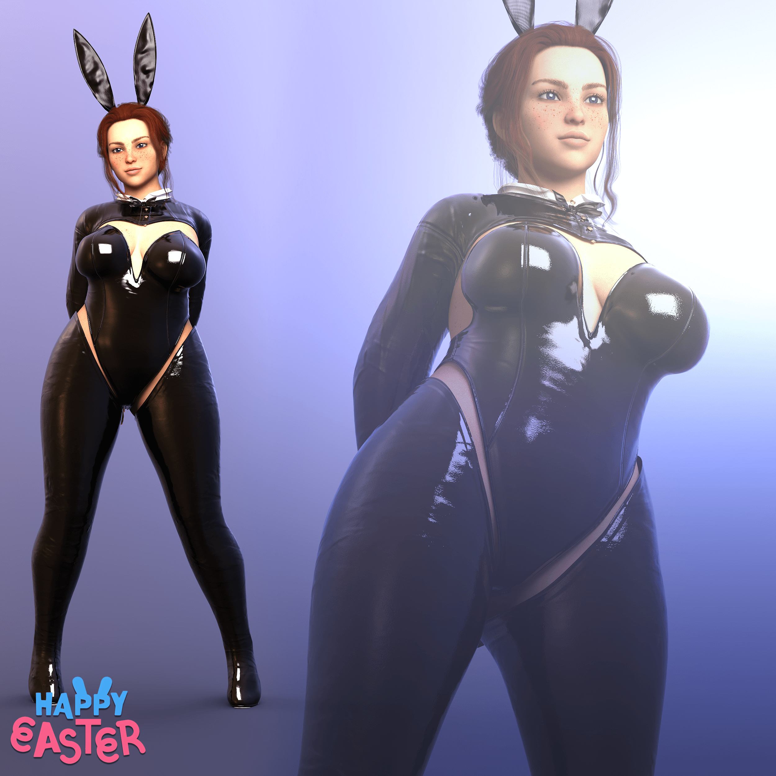 Danny Happy Easter 3D Render, Digital Art by VFoxGames