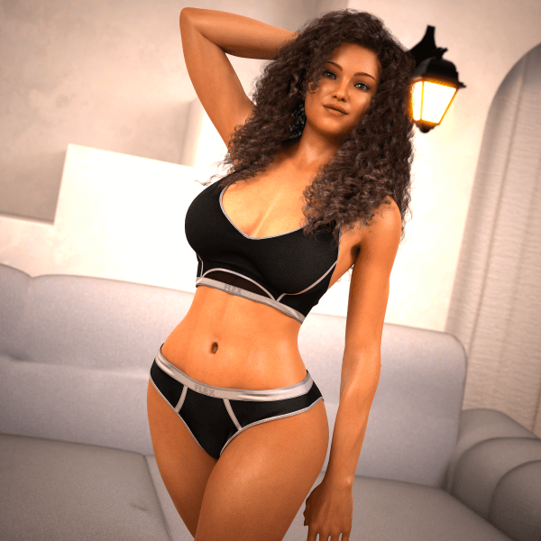 Evellyn for Daz Studio 3D Render, Digital Art by VFoxGames