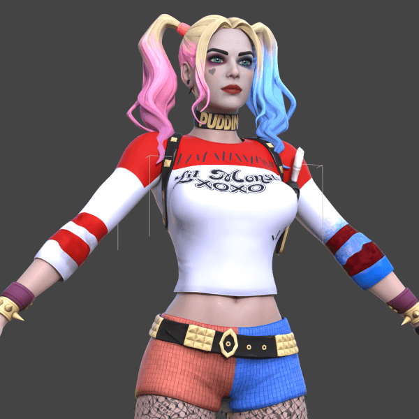 Fortnite Emma Frost WIP 3D Render, Digital Art by VFoxGames