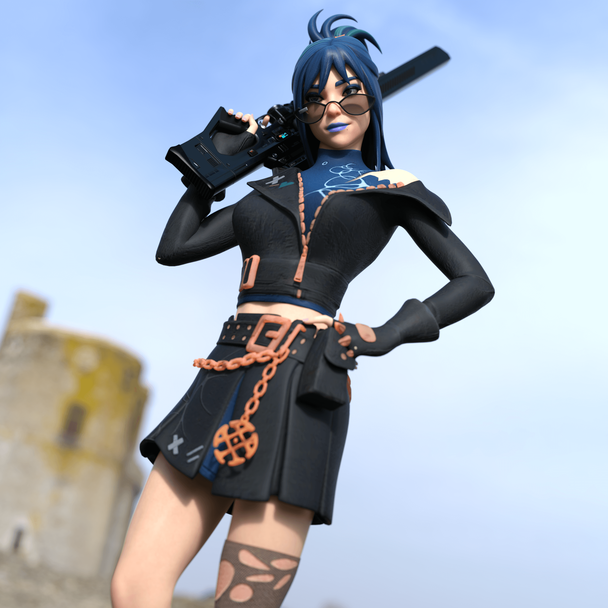 Fortnite Hope for Daz Studio 3D Render, Digital Art by VFoxGames