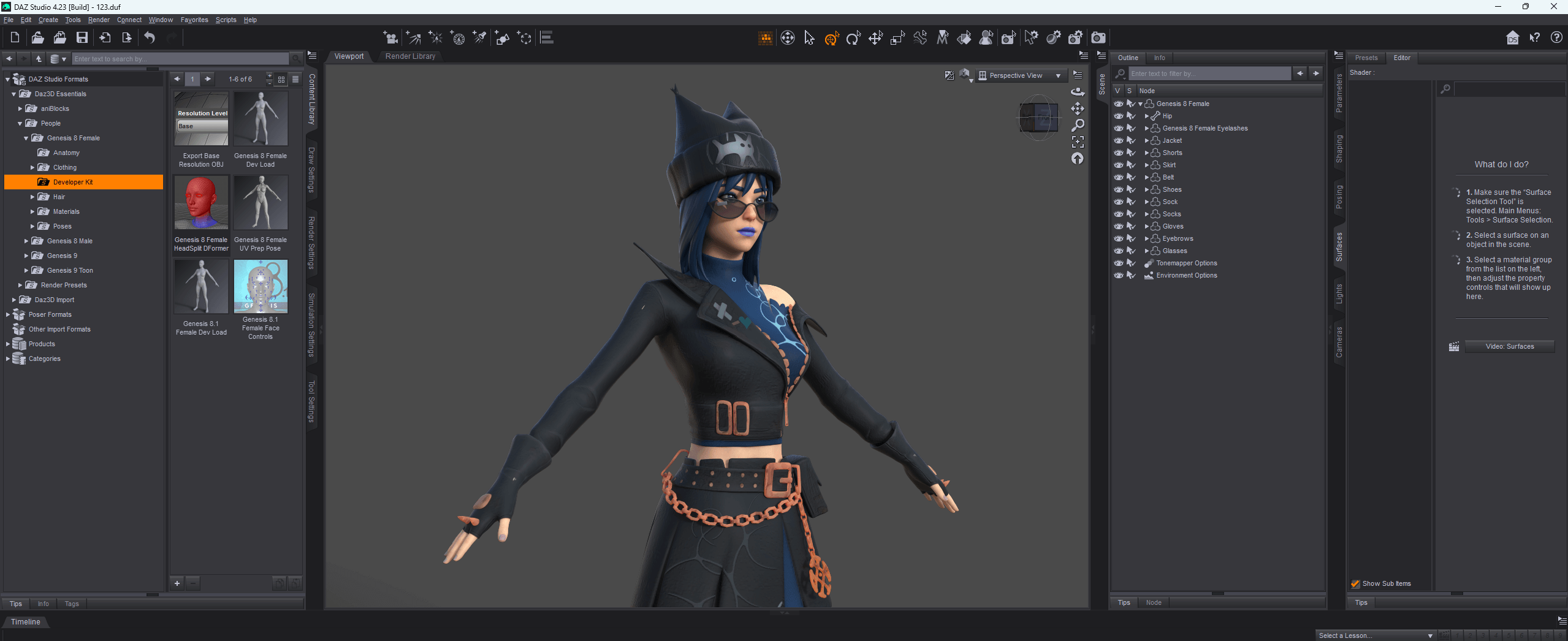 Fortnite Hope (WIP) 3D Render, Digital Art by VFoxGames