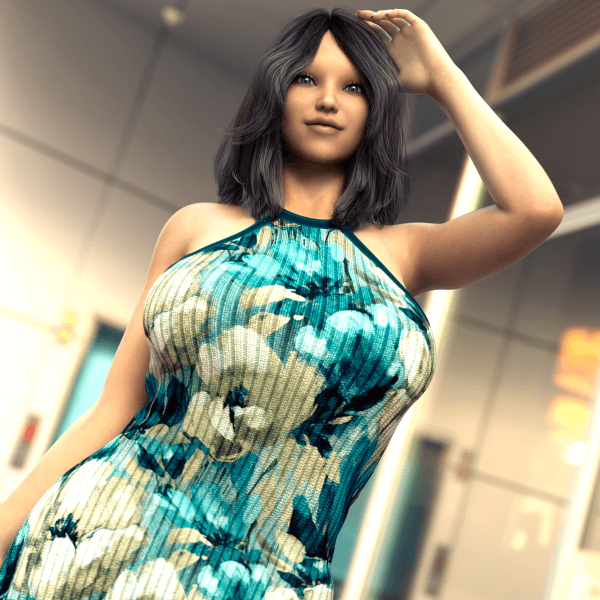 Keiko for Daz Studio 3D Render, Digital Art by VFoxGames