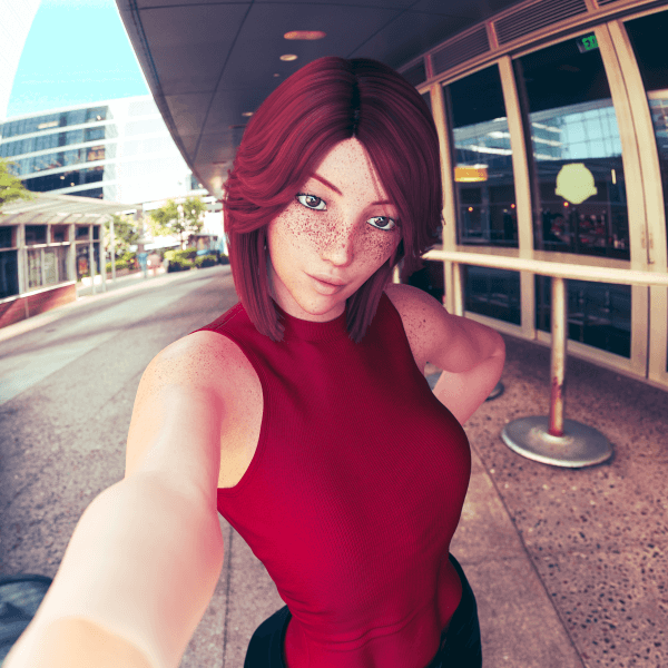 Zoey for Daz Studio 3D Render, Digital Art by VFoxGames