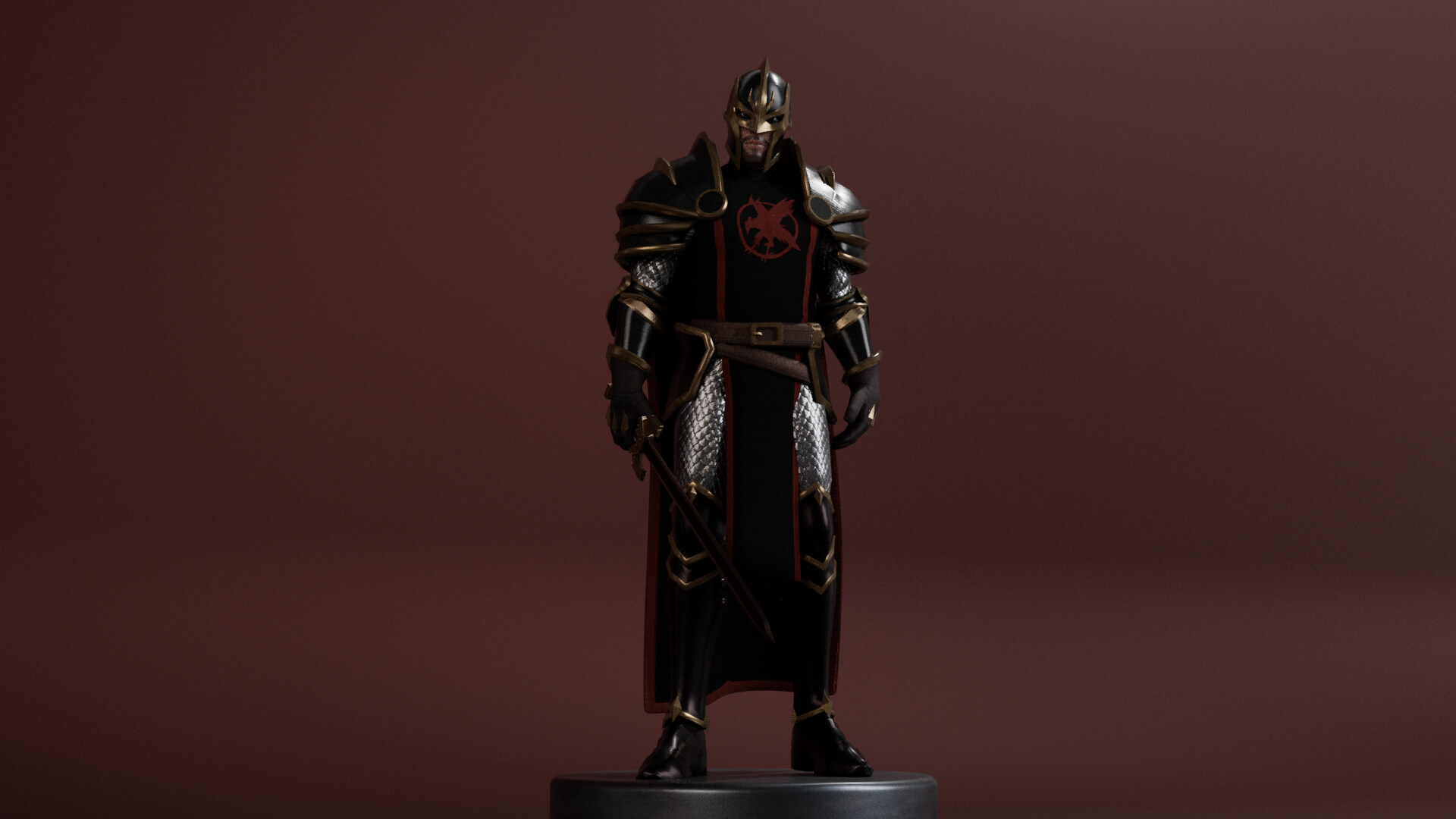 Black Knight - Dane Whitman 3D Model by VFXMatrix