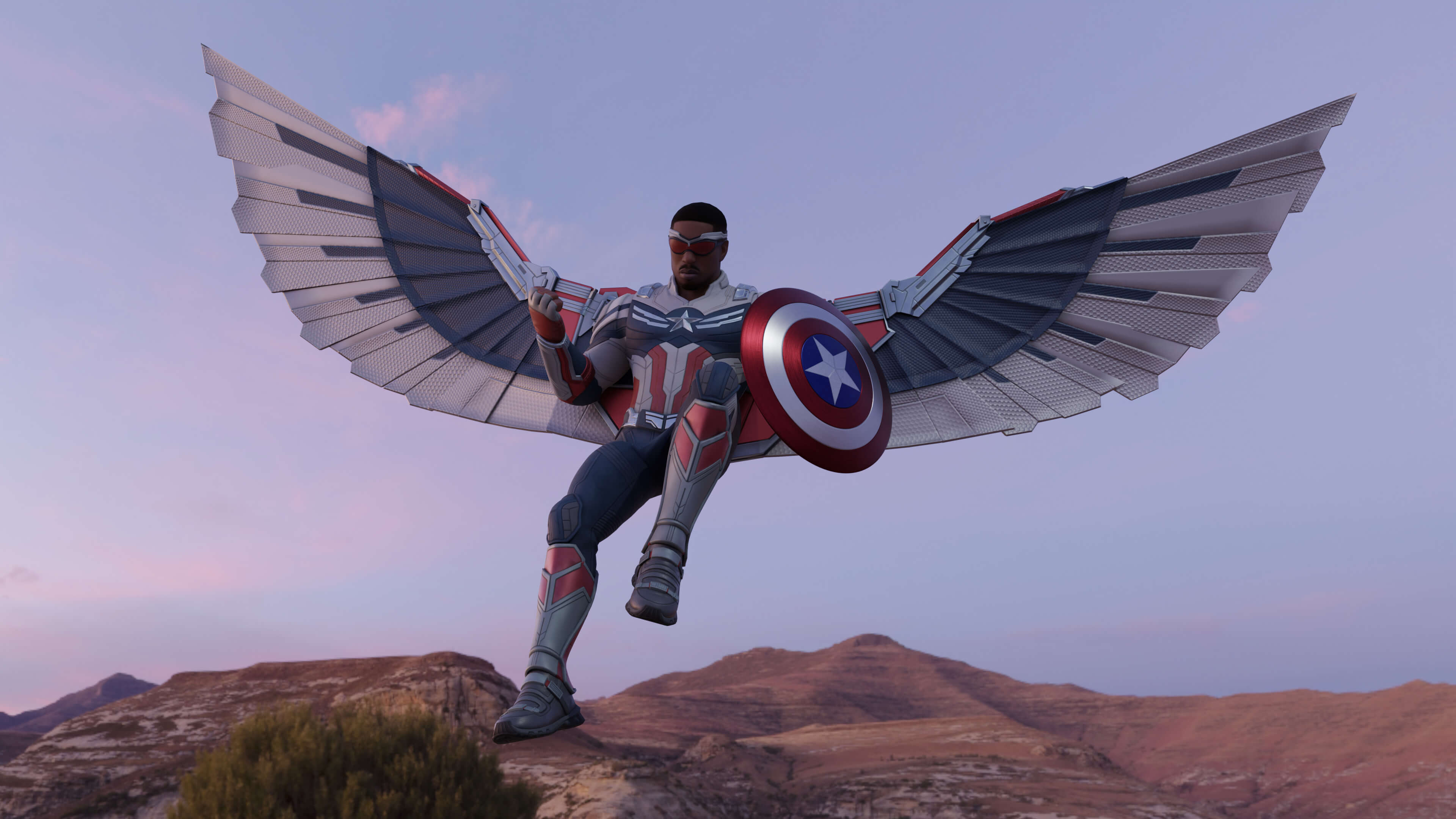 Captain America - Sam Wilson 3D Model by VFXMatrix