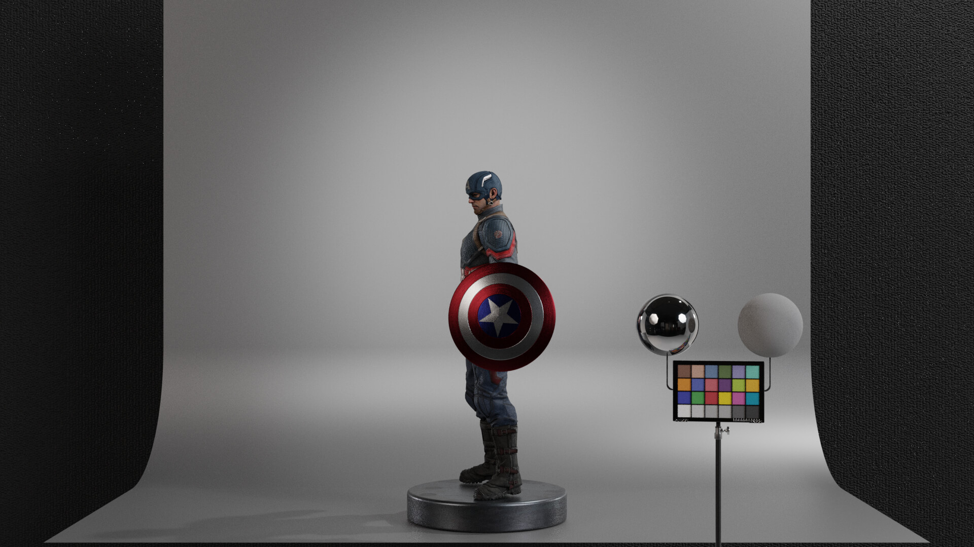 Captain America - Steve Rogers 3D Model by VFXMatrix